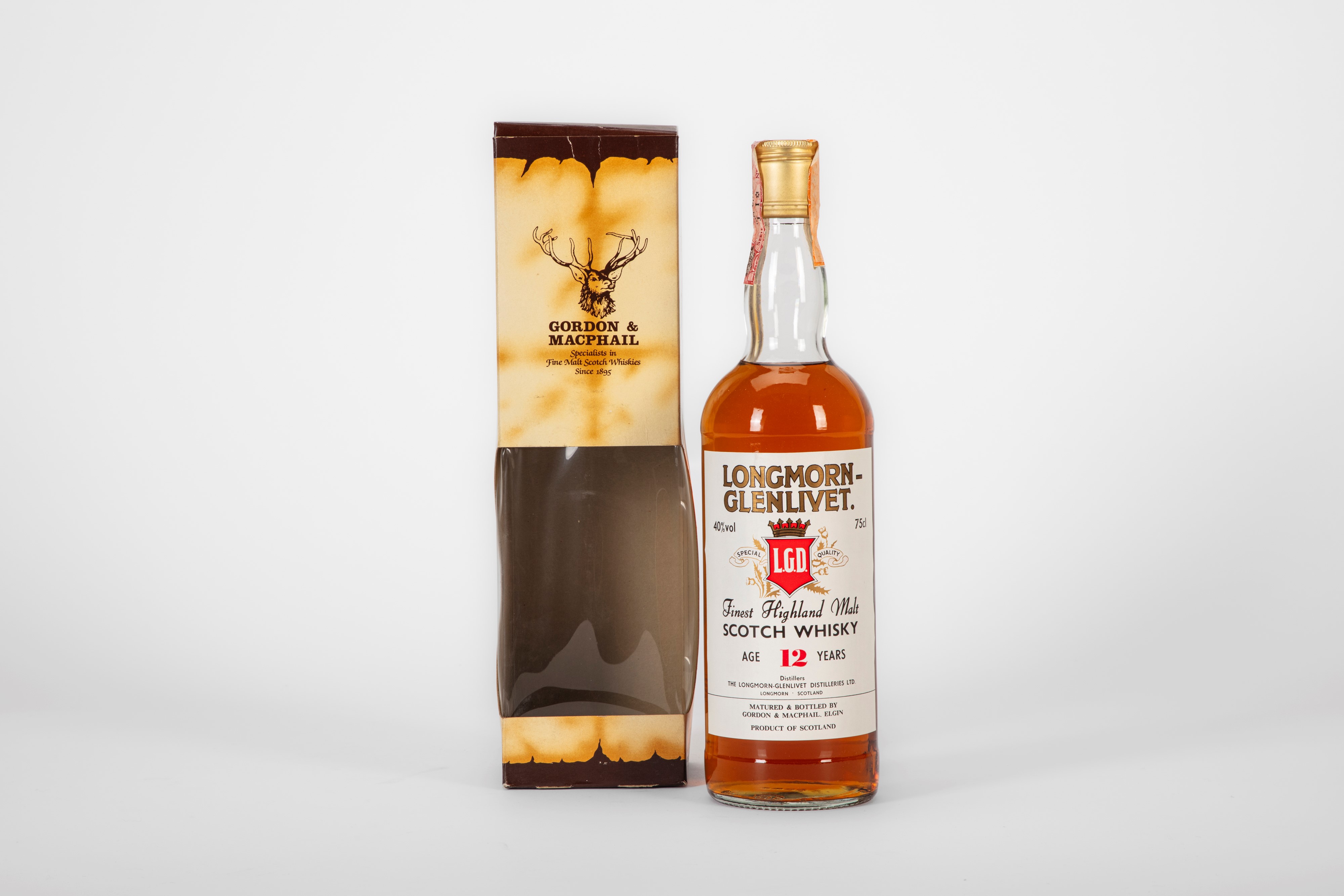 Scozia - Longmorn-Glenlivet 12 Years Old Finest Highland Malt Scotch ...