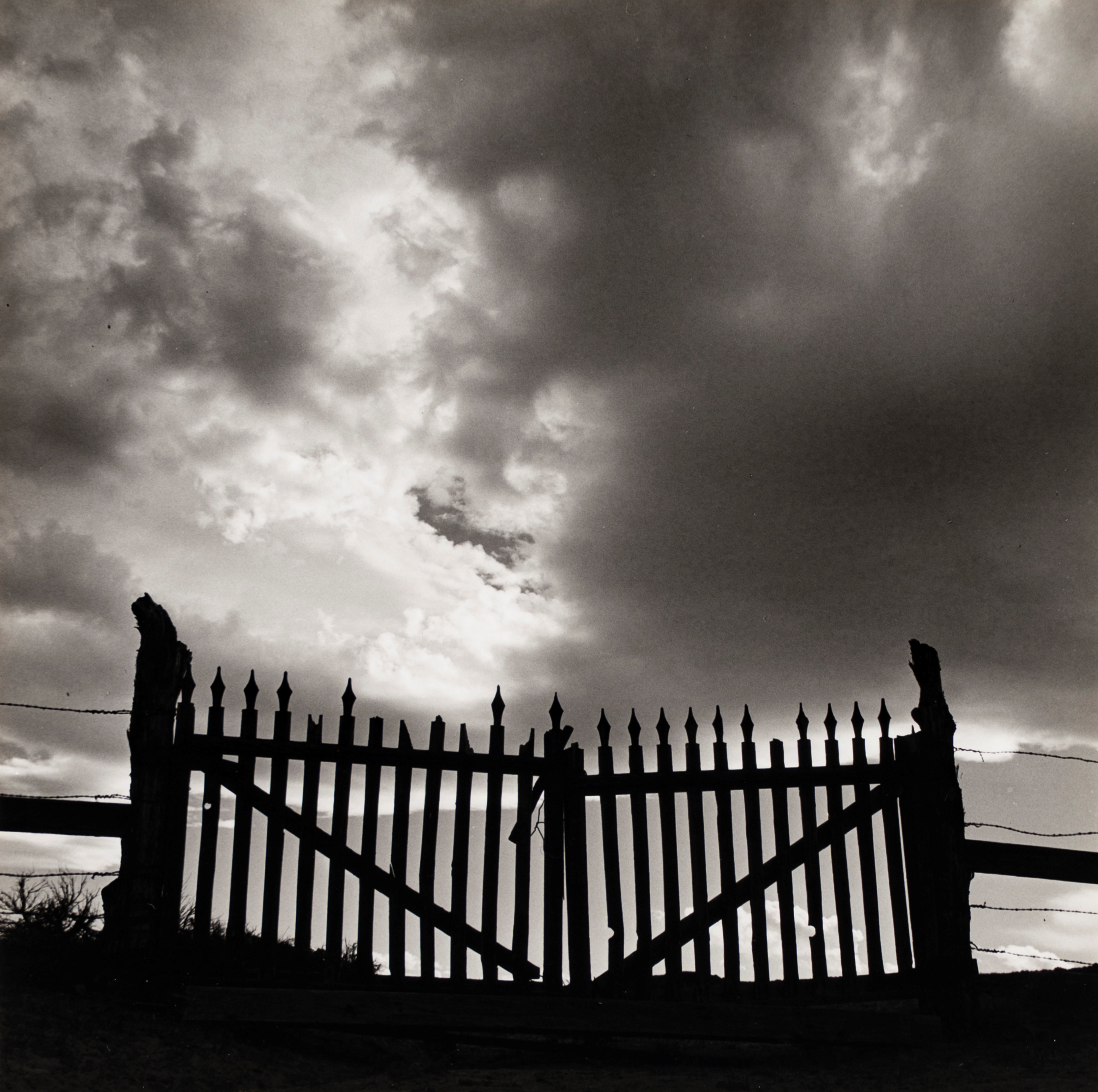 George Tice - Cemetery Gates, from "The Bodie" portfolio 1965 ...
