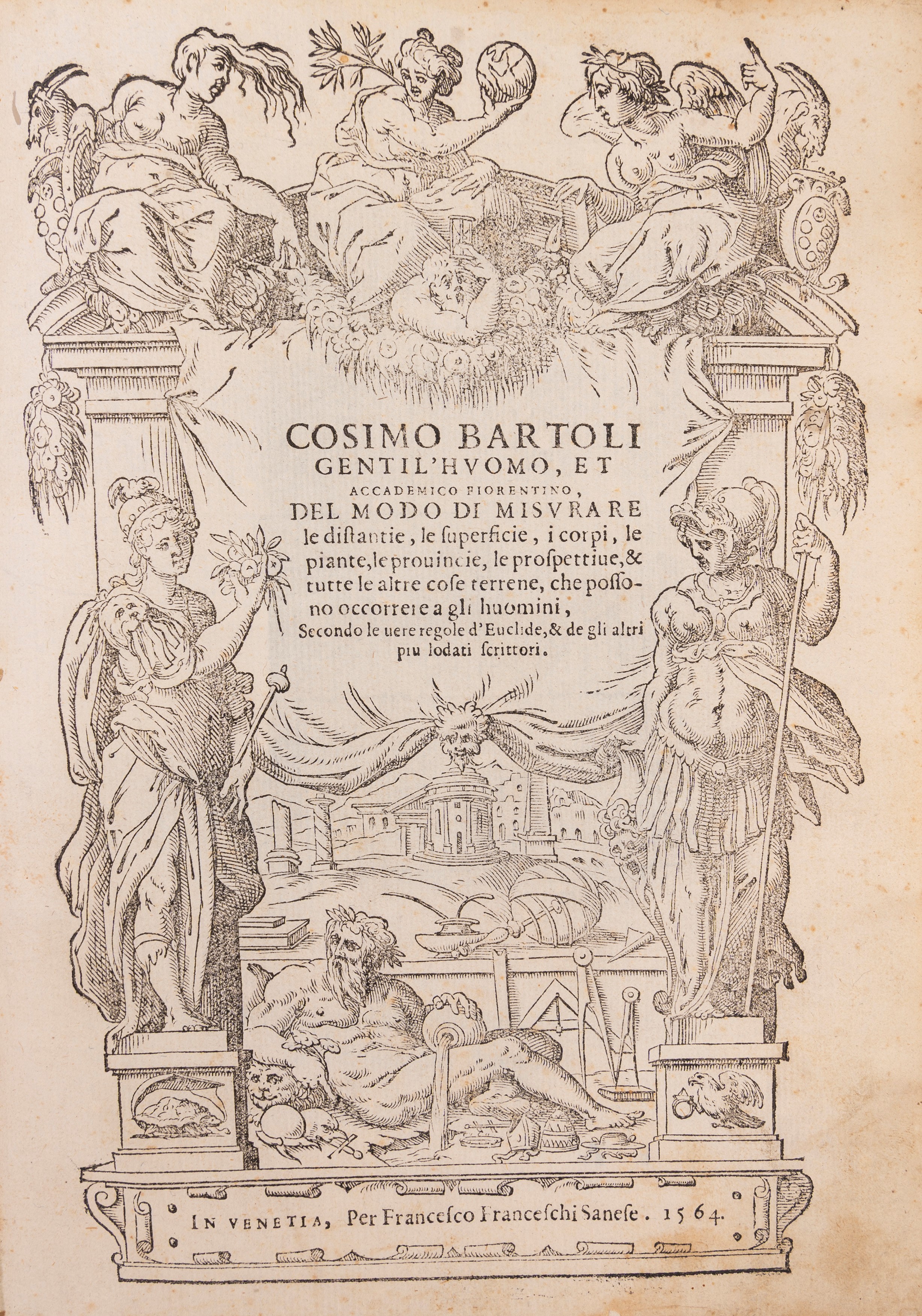 Bartoli, Cosimo - On the method of measuring distances, surfaces ...