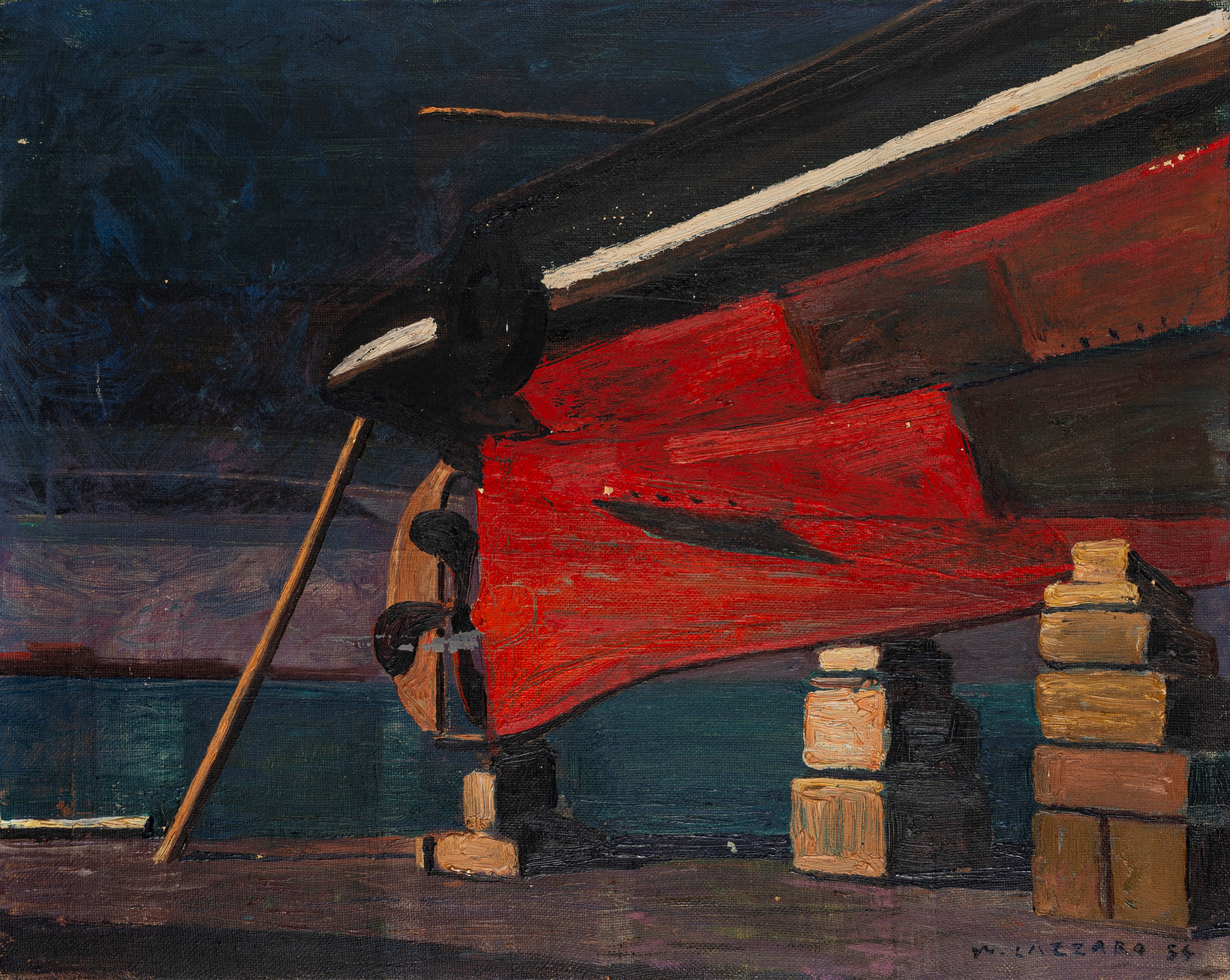 Walter Lazzaro - Red boat 1954 | Tout de Suite / Modern & Contemporary ...