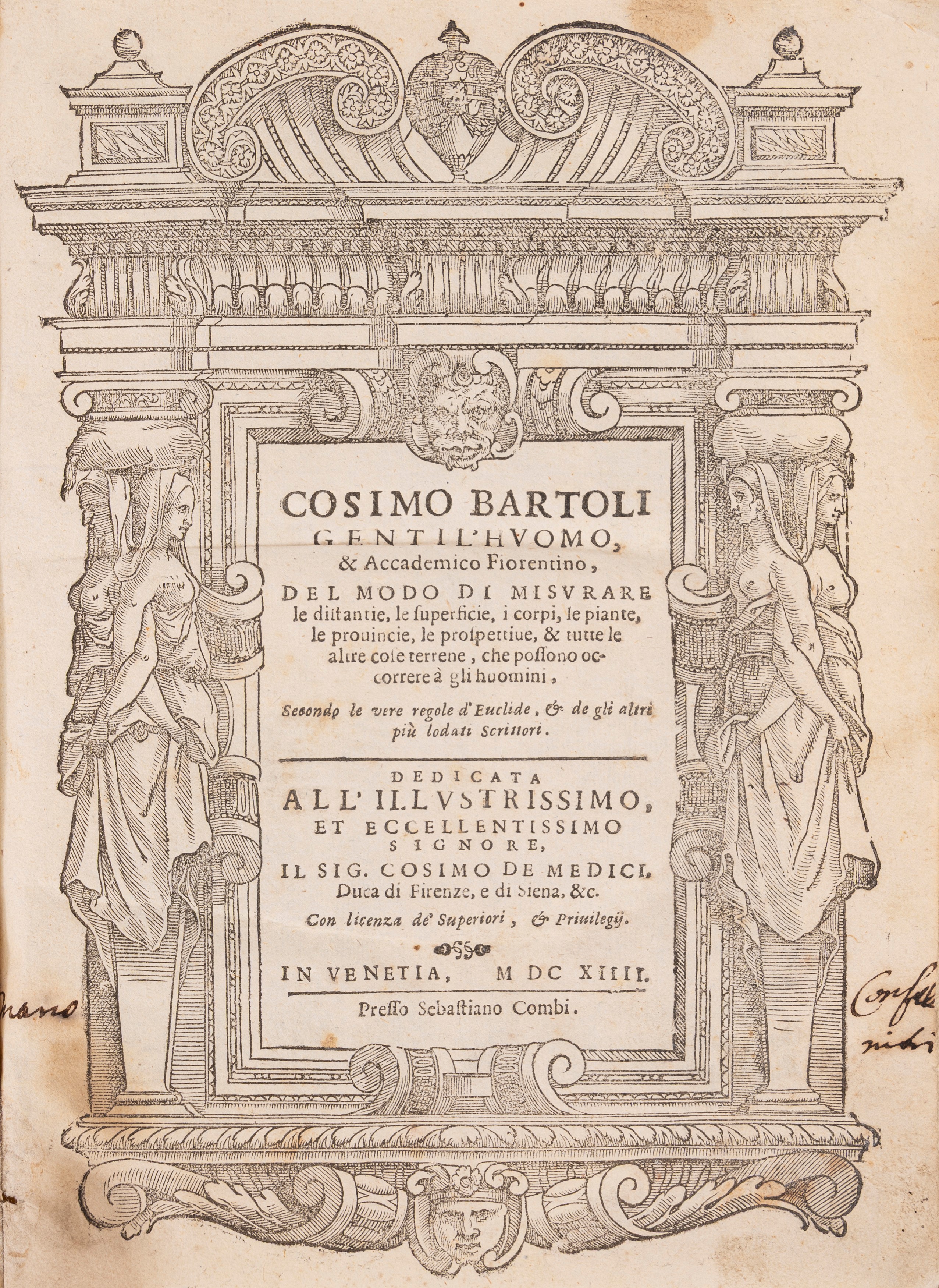 Bartoli, Cosimo - On the method of measuring distances, surfaces ...