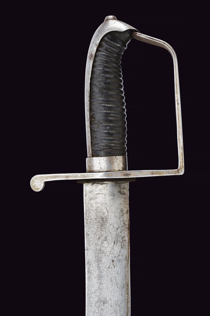 An infantry sabre mod. 1809 and a model socket bayonet for the 1799 gun ...