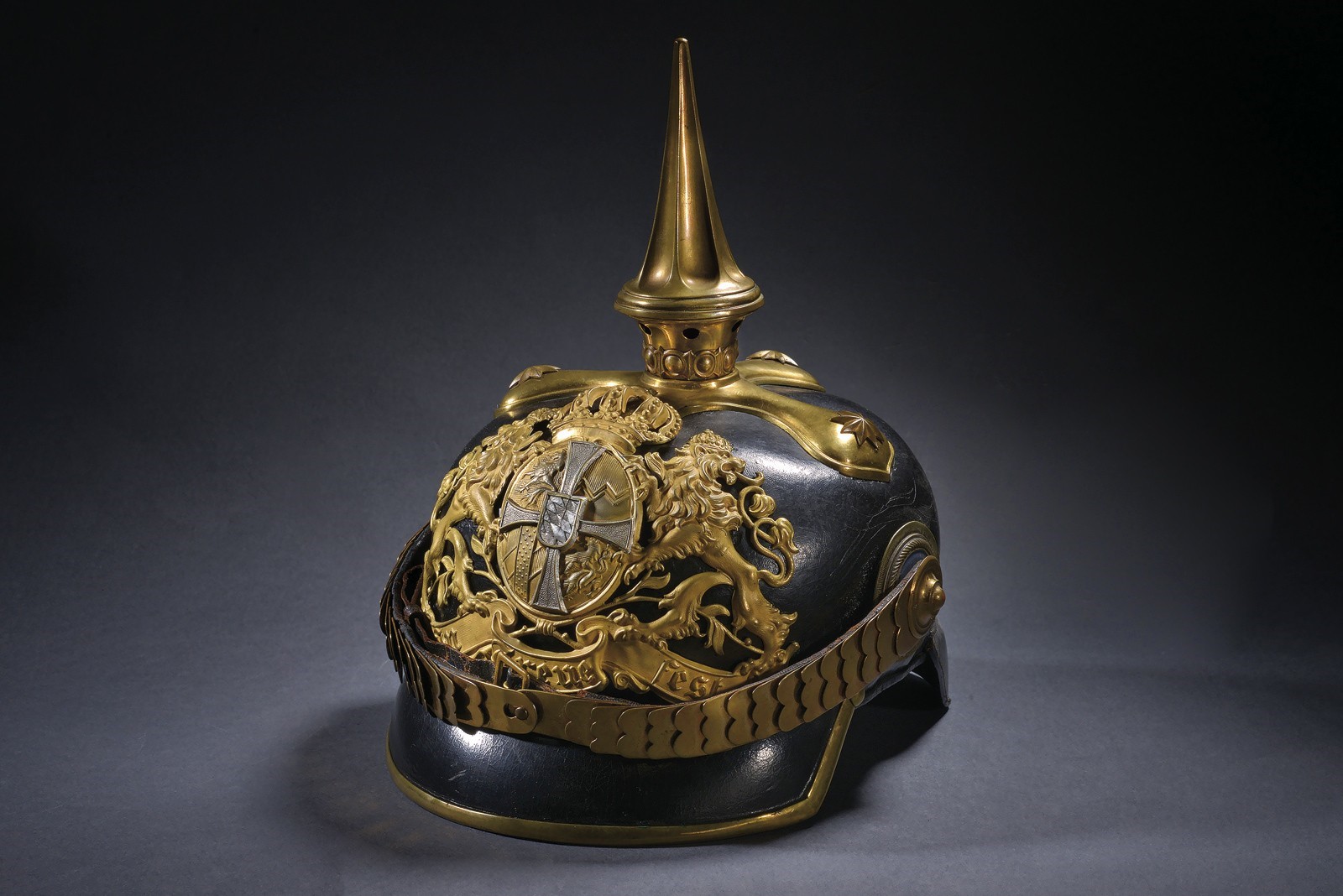A reserve officer's helmet of the I and II Jager-BatL. about 1890 ...