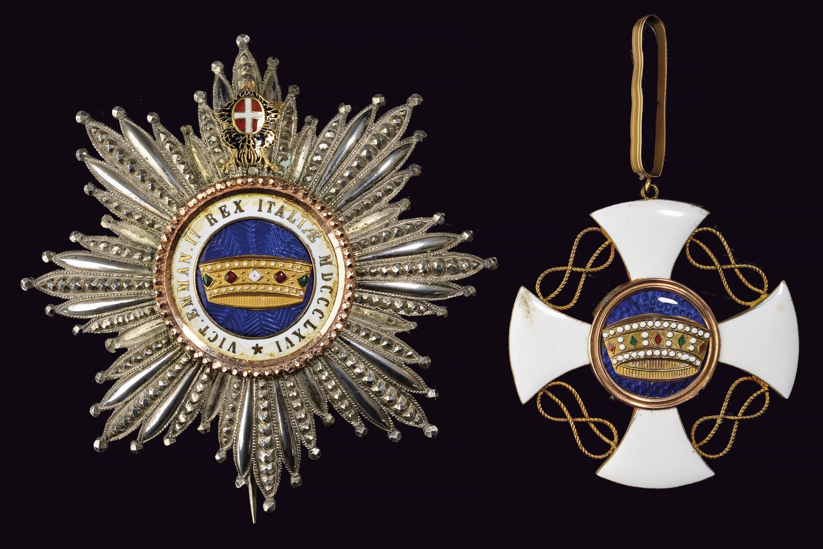 Order of the Crown of Italy (1868 - 1951) about 1890 | Rare and Fine ...