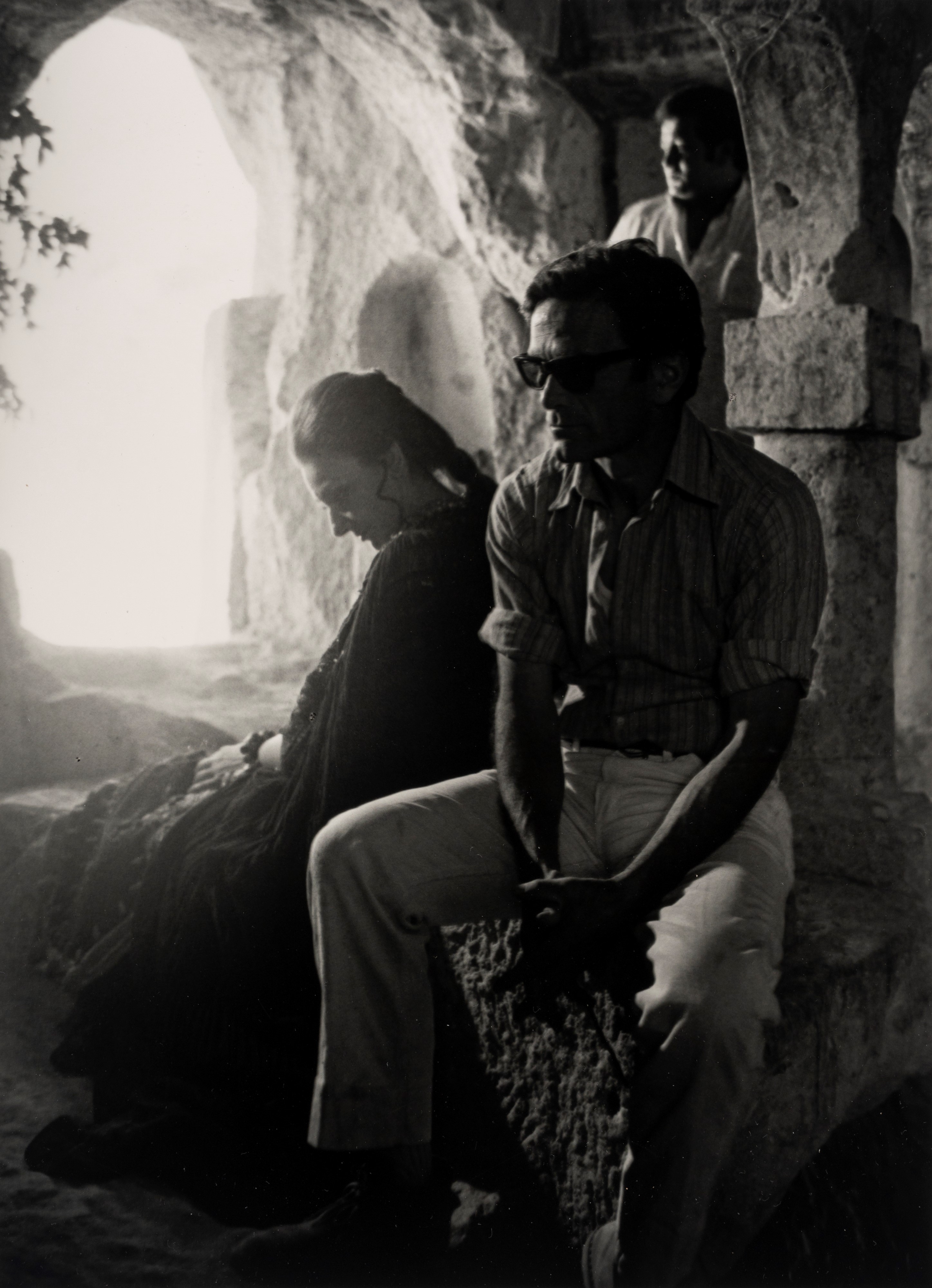 Mimmo Cattarinich - Pier Paolo Pasolini and Maria Callas in "Medea ...