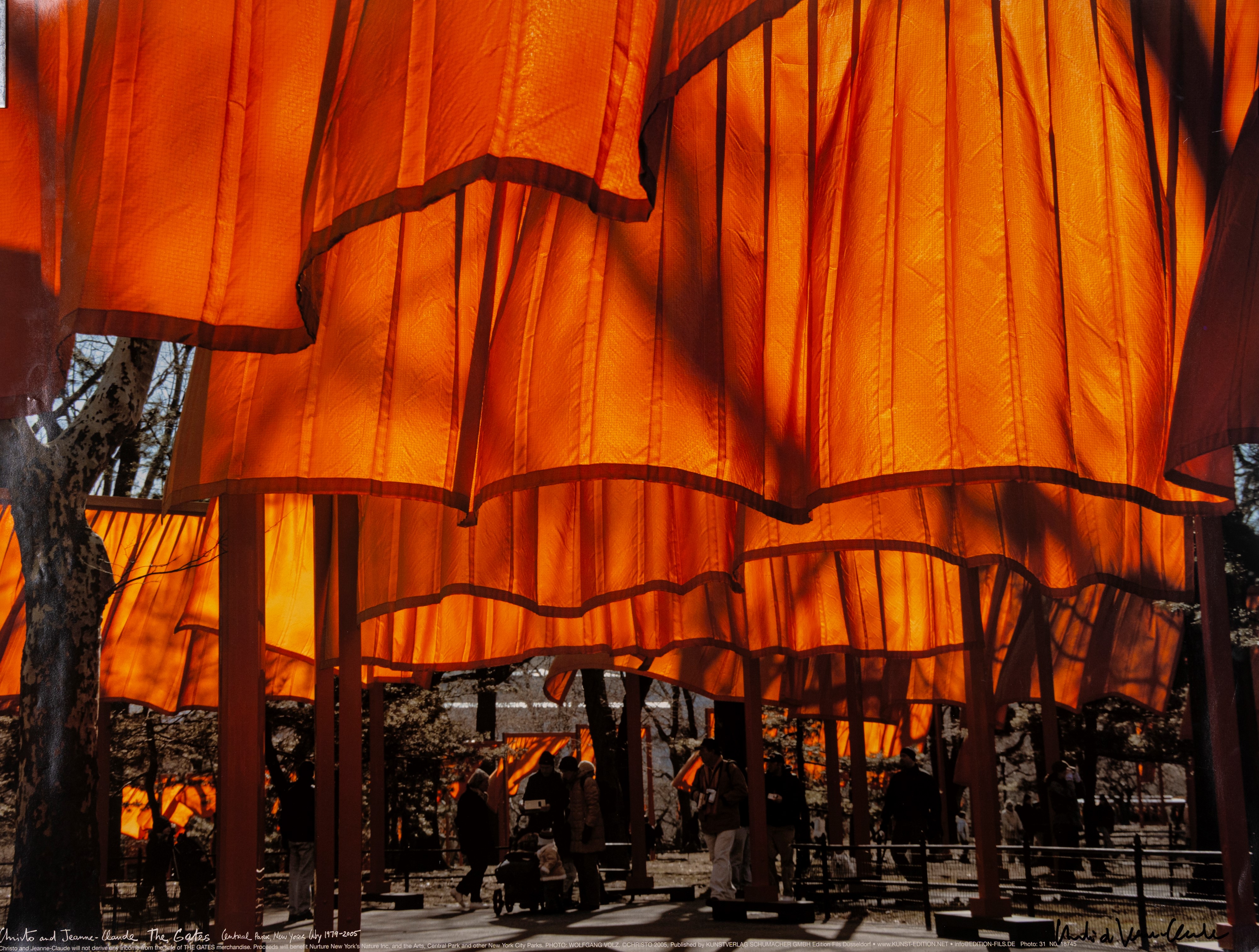 Christo e Jeanne Claude - THE GATES. CENTRAL PARK, NEW YORK CITY, 1979 ...