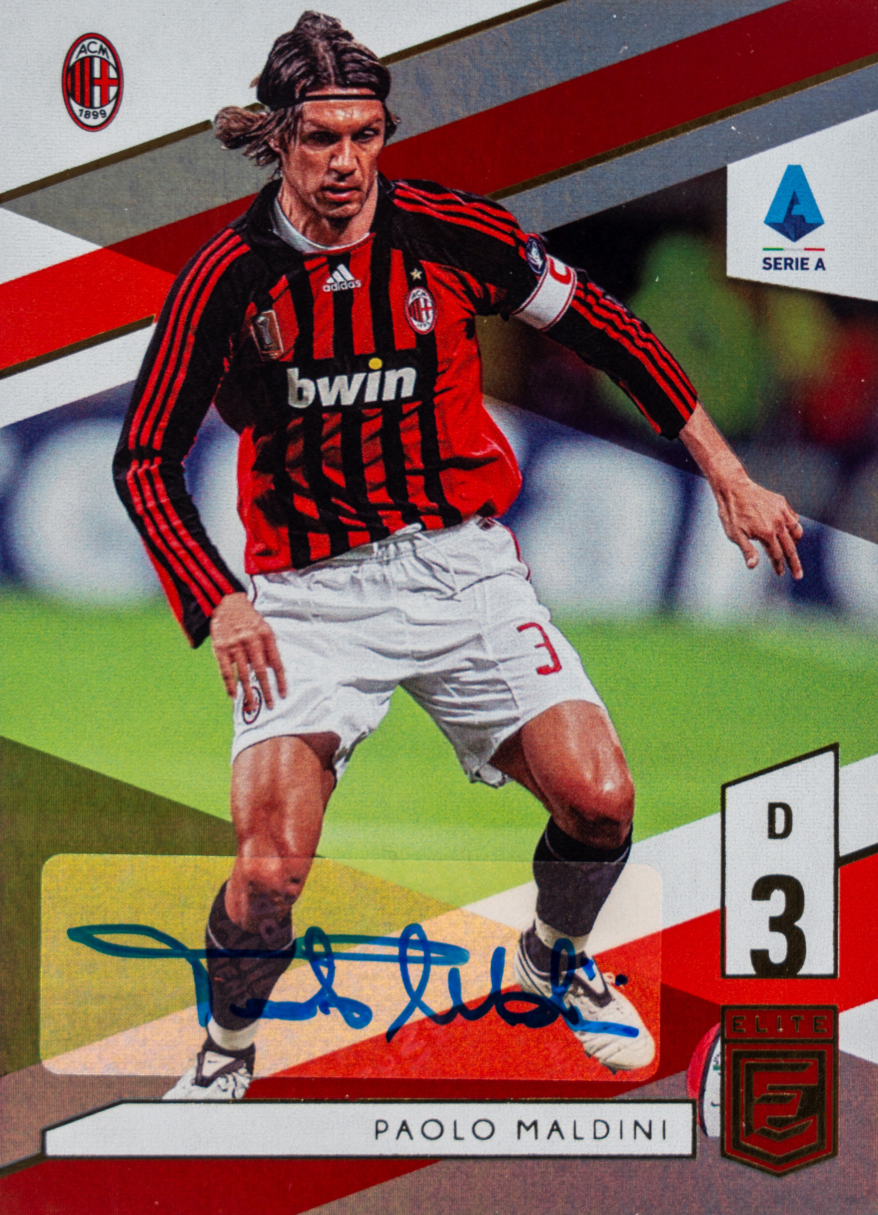 Paolo Maldini - Paolo Maldini - Signed Card - AC Milan - Panini ...