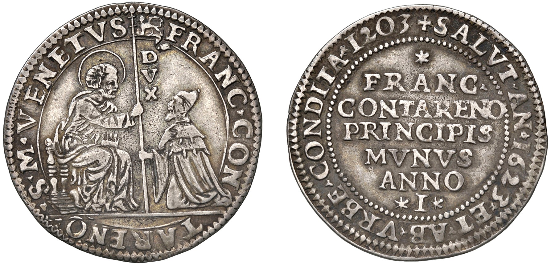 Oselle di Venezia - FRANCESCO CONTARINI, Doge XCV (1623-1624) – Osella ...