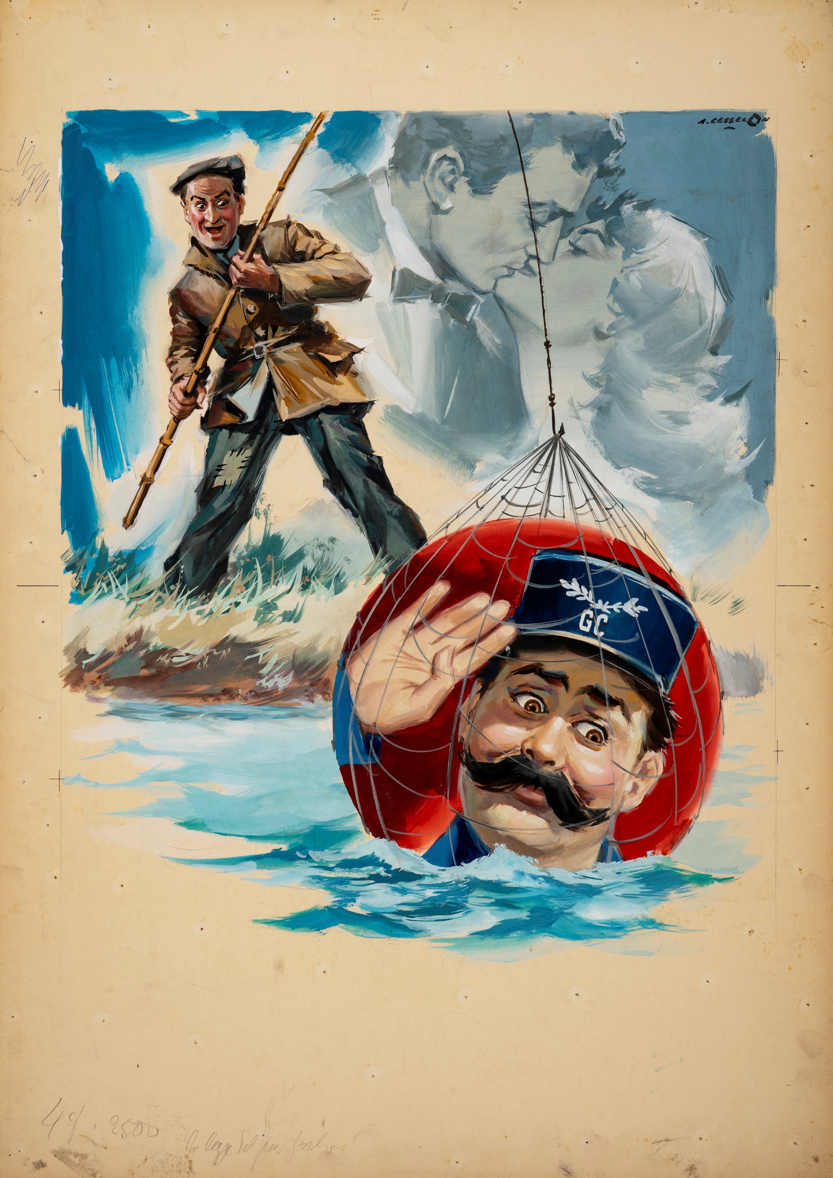 Angelo Cesselon - Ni vu, ni connu 1958 | Movie Poster Artworks ...