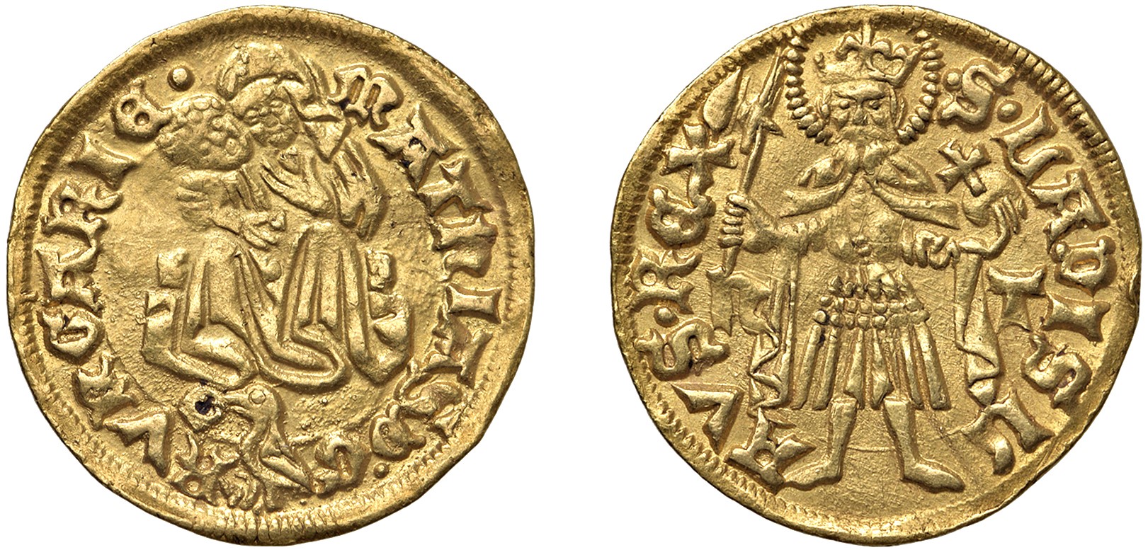 Ungheria - MATTIA CORVINO (1458-1490) – Gulden, n.d., Hermannstadt ...