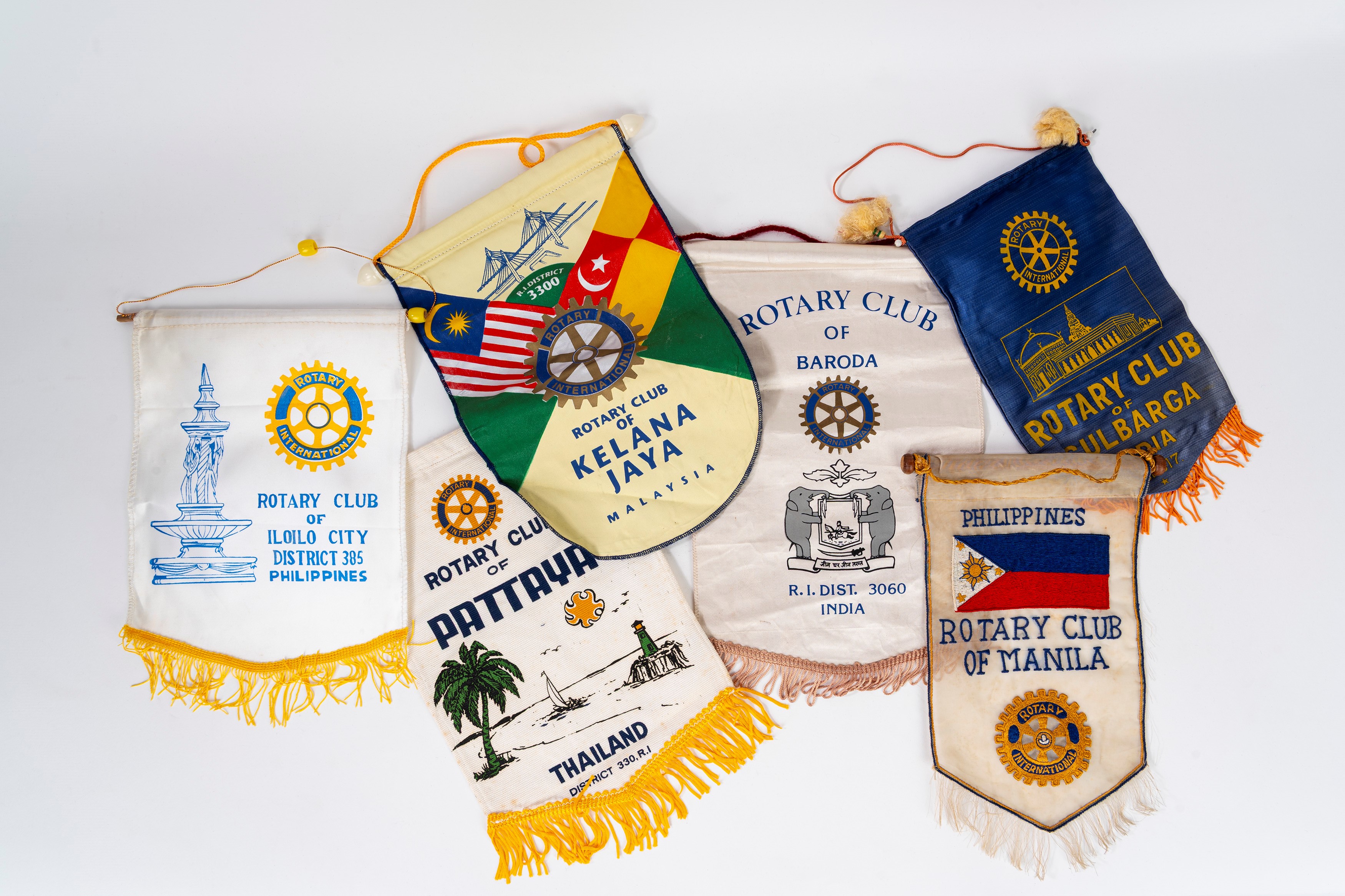 Rotary pennant series from India, the Philippines, and Malaysia 1960 ...