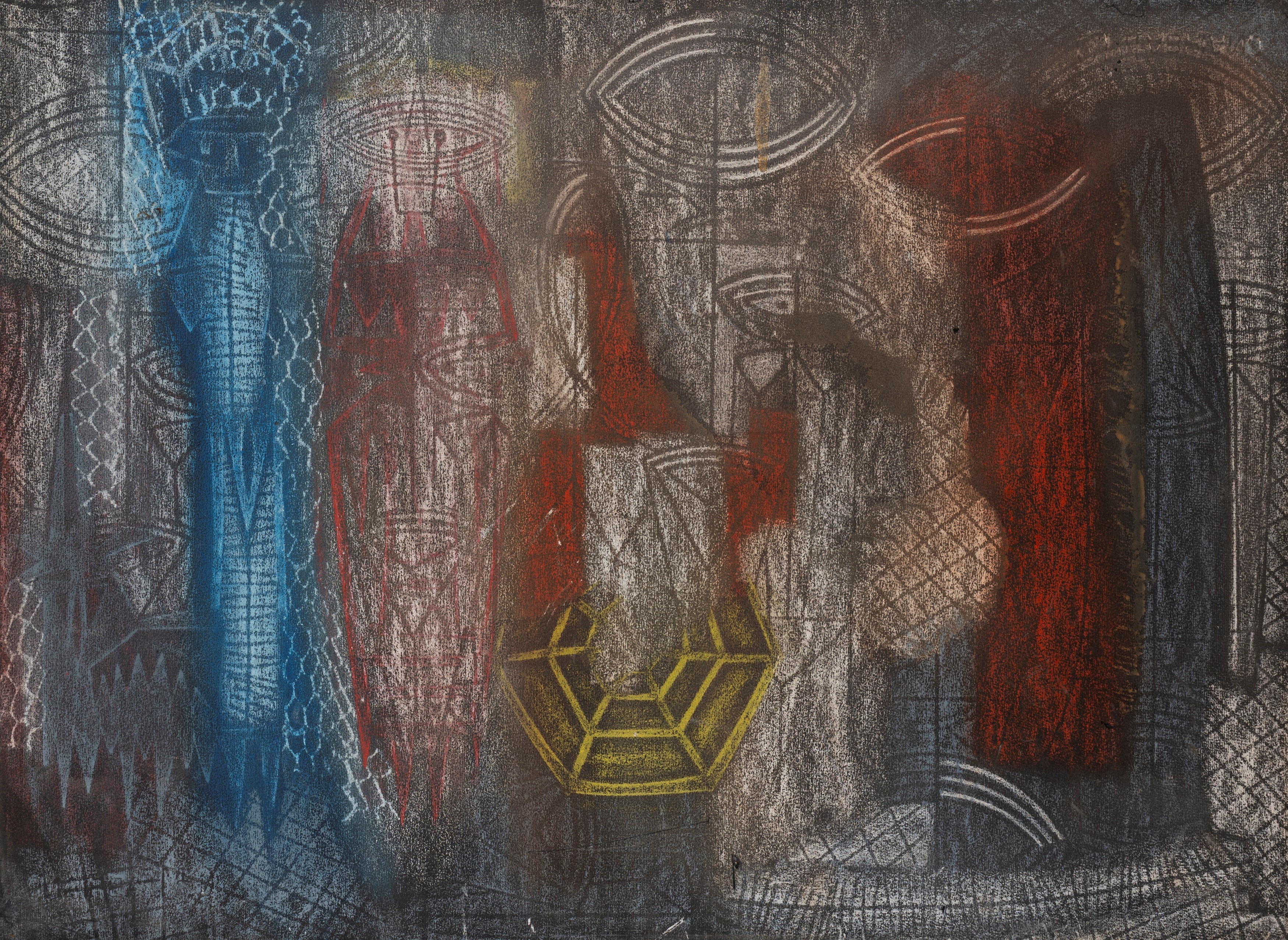 Corrado Cagli - The court 1954 | Modern and Contemporary Art | Finarte ...
