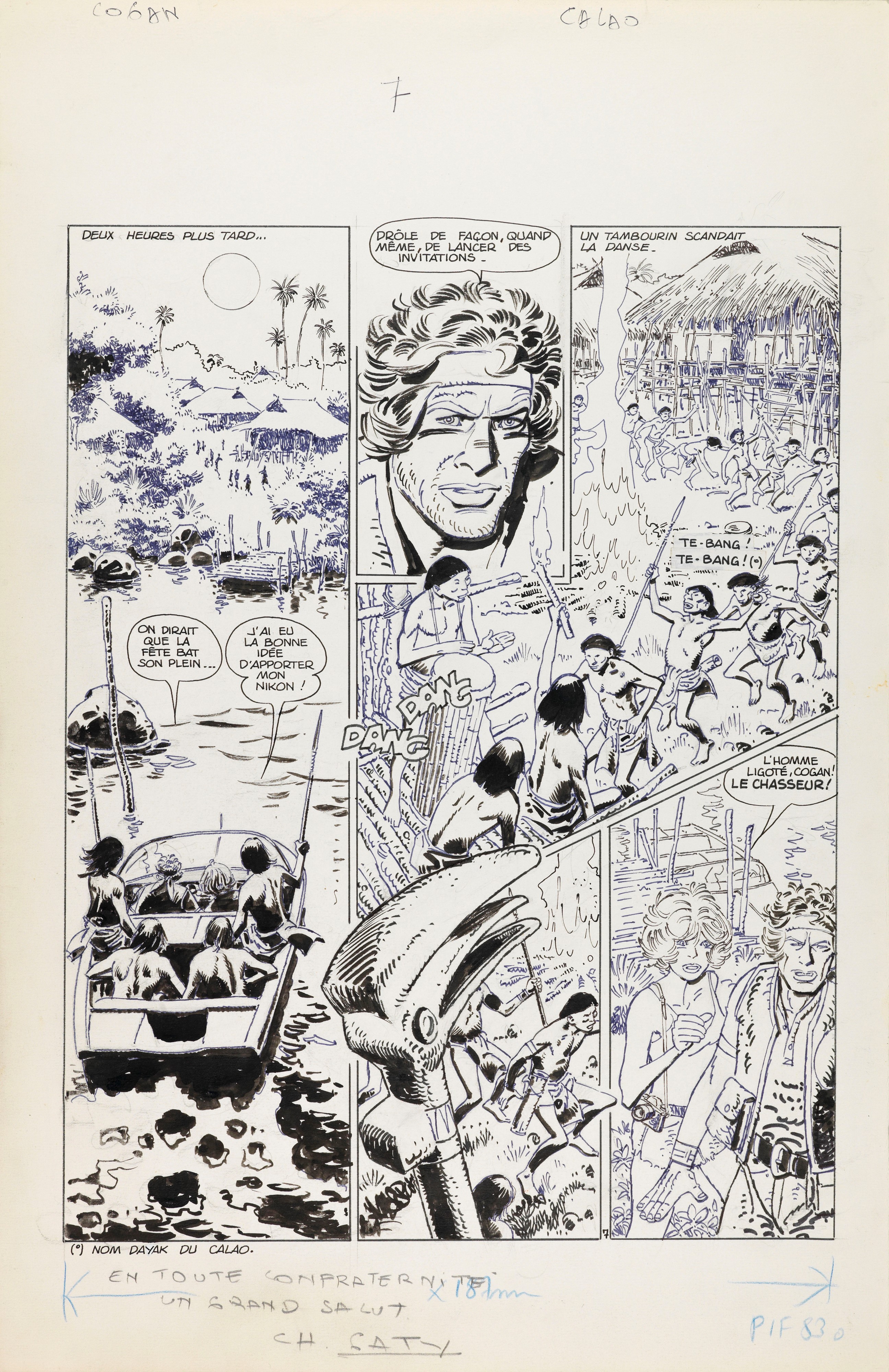 Christian Gaty - Cogan 1985 | The Masters of European Comics | Finarte ...