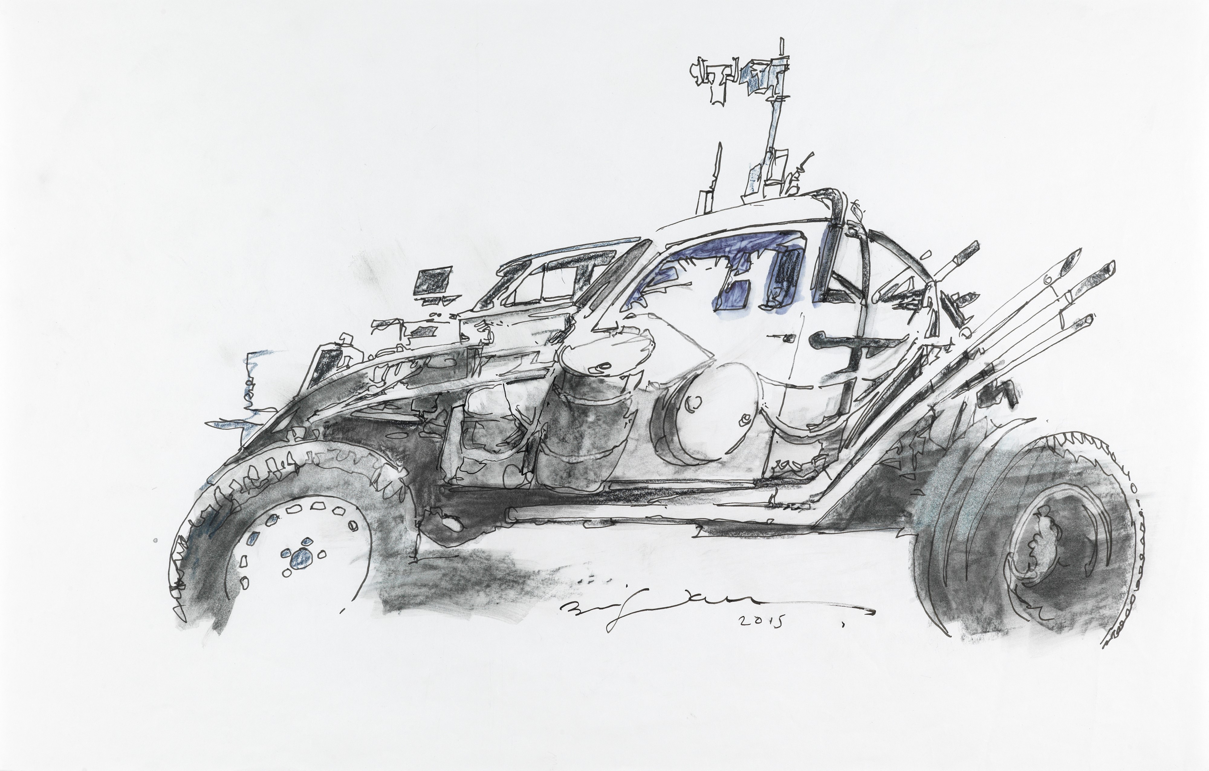 Bill Sienkiewicz - Mad Max Car 2015 | MADE IN THE USA: Superheroes ...