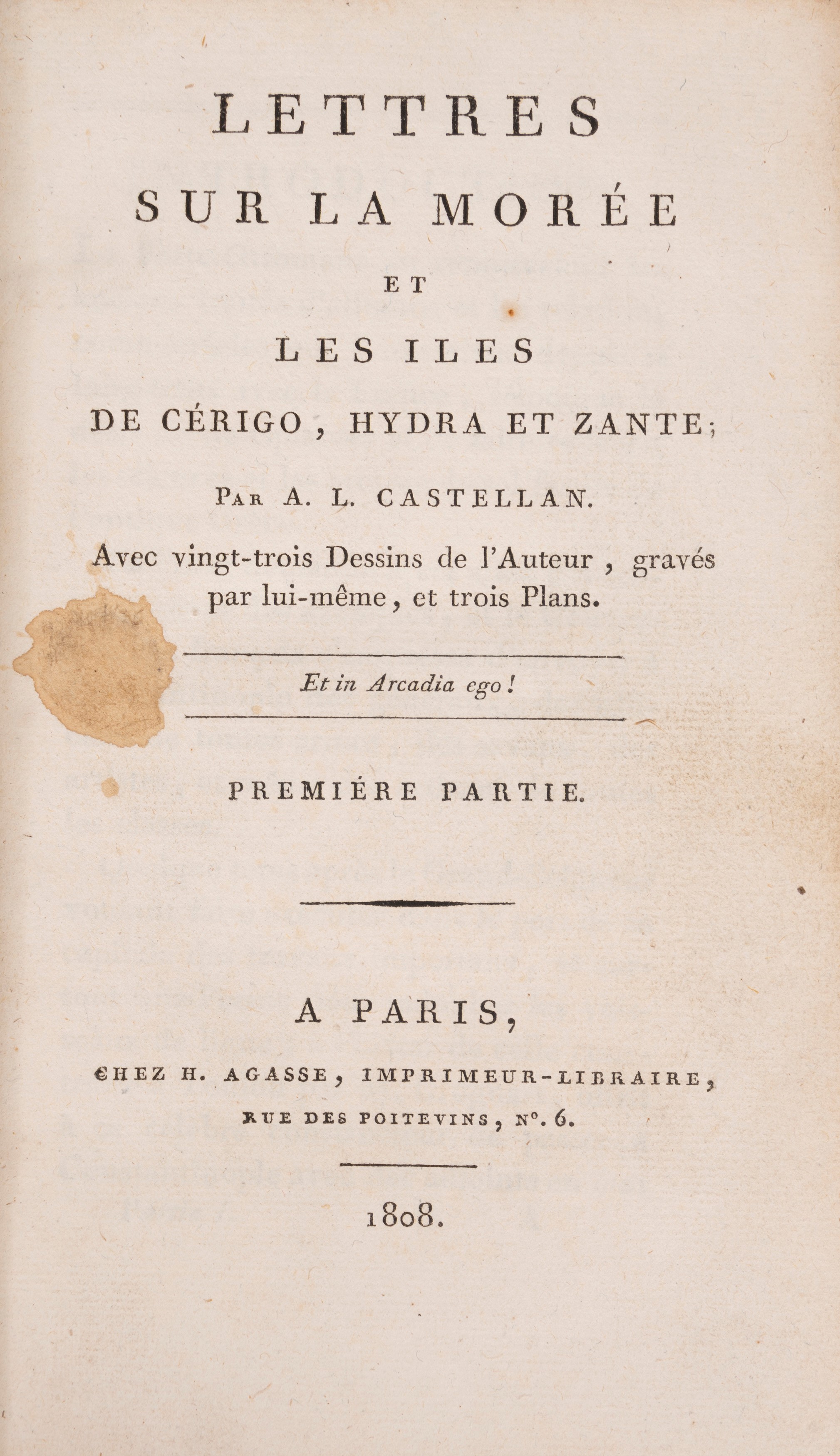 Antoine Laurent Castellan - Lettres sur la morée et les islands de ...