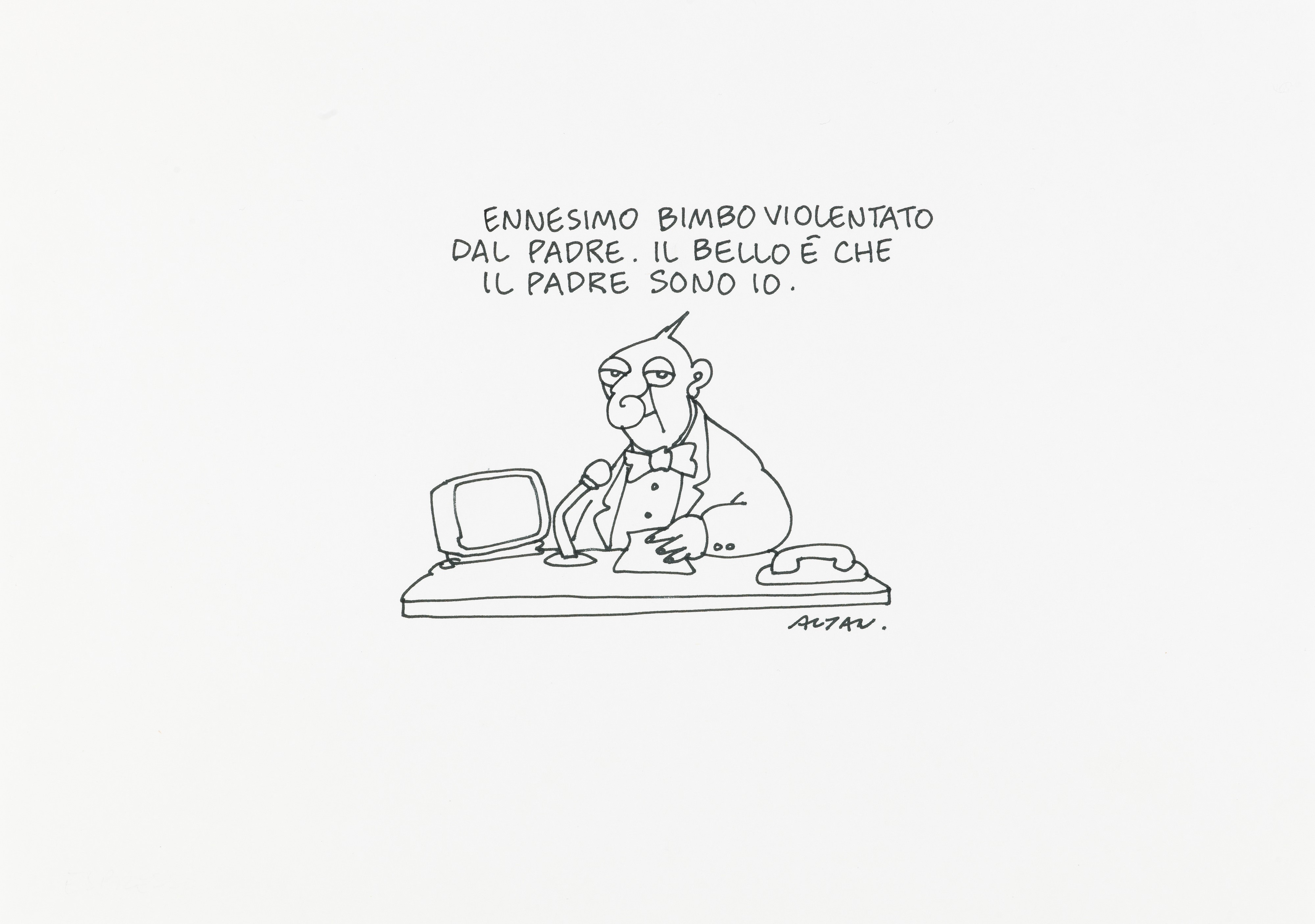 Altan (Francesco Tullio Altan) - Anchorman 1980s | The Masters of ...