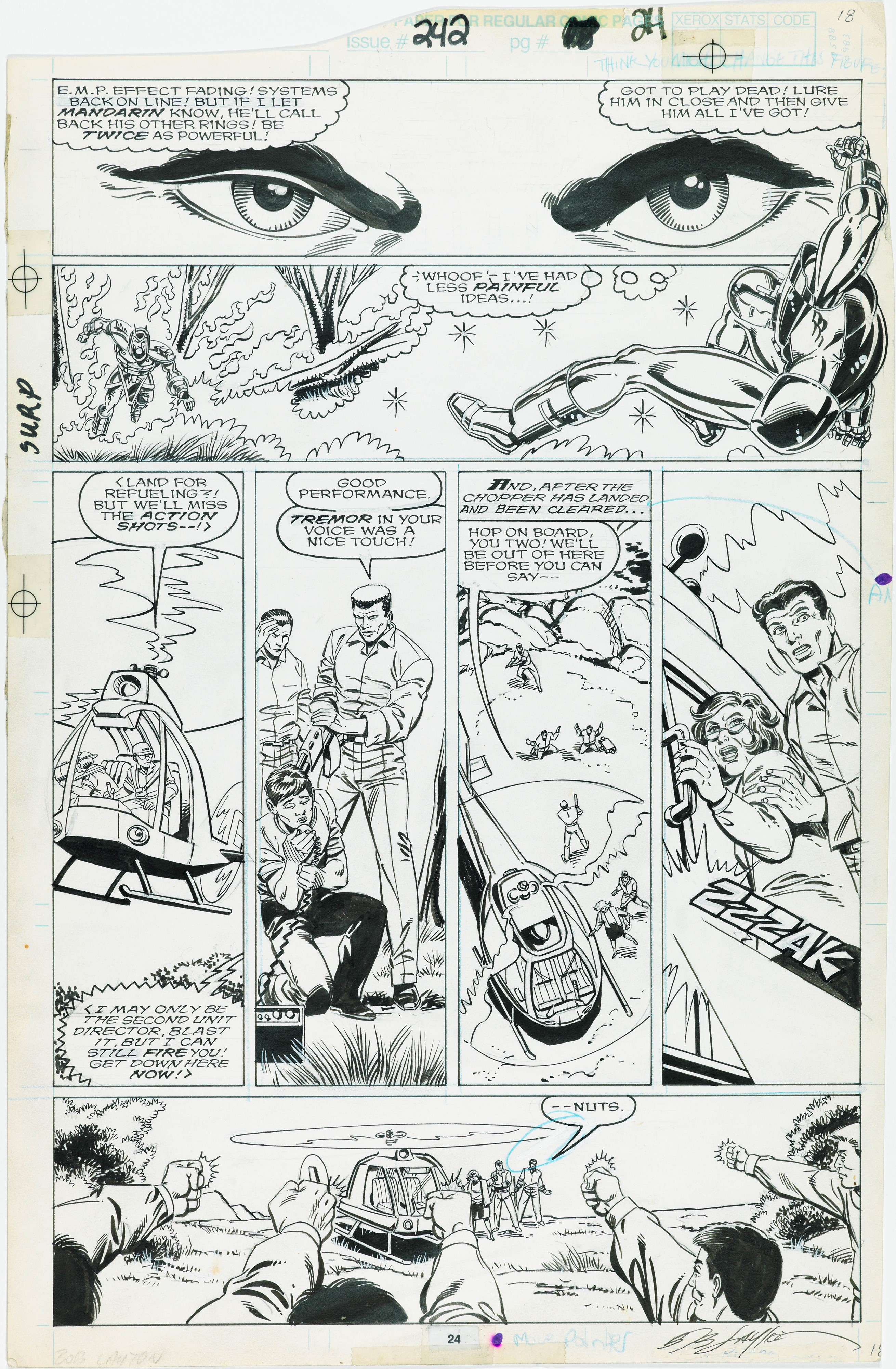 Alan Kupperberg - Iron Man - Master Blaster! 1989 | The Masters of ...
