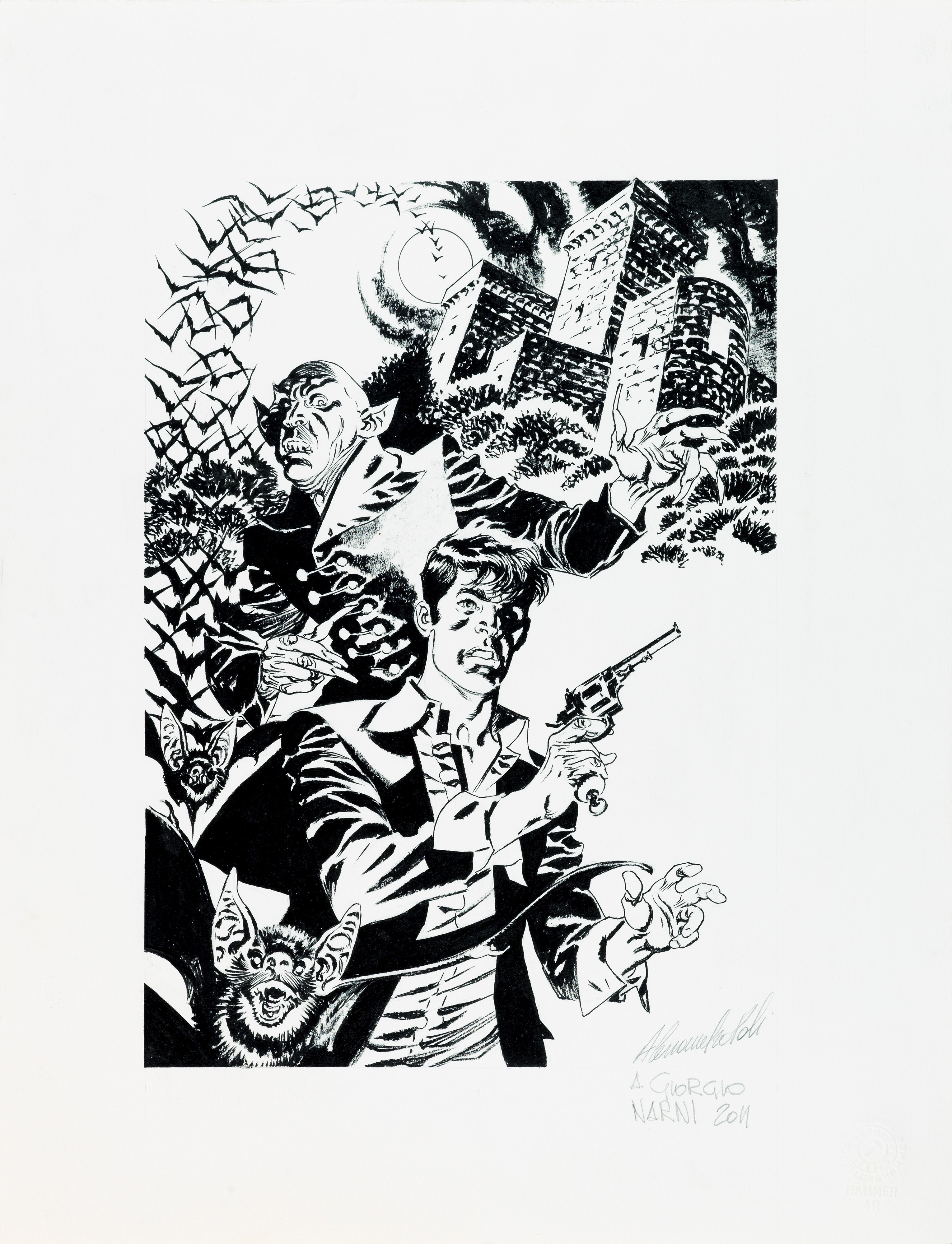 Alessandro Poli - Dylan Dog 2011 | The Masters of Comics | Finarte ...