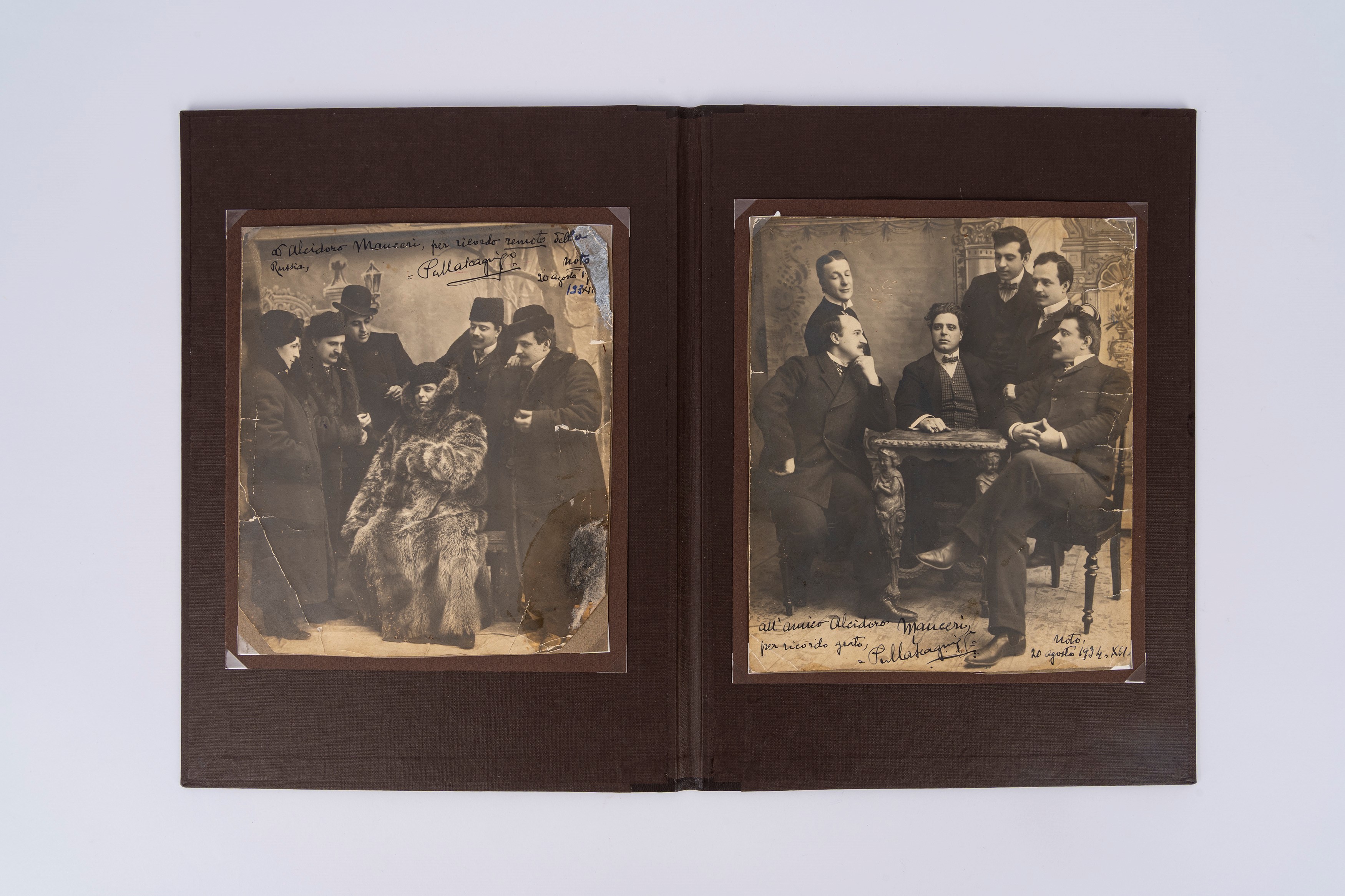 Pietro Mascagni - Due foto con dediche 1934 | Autografi e Memorabilia ...