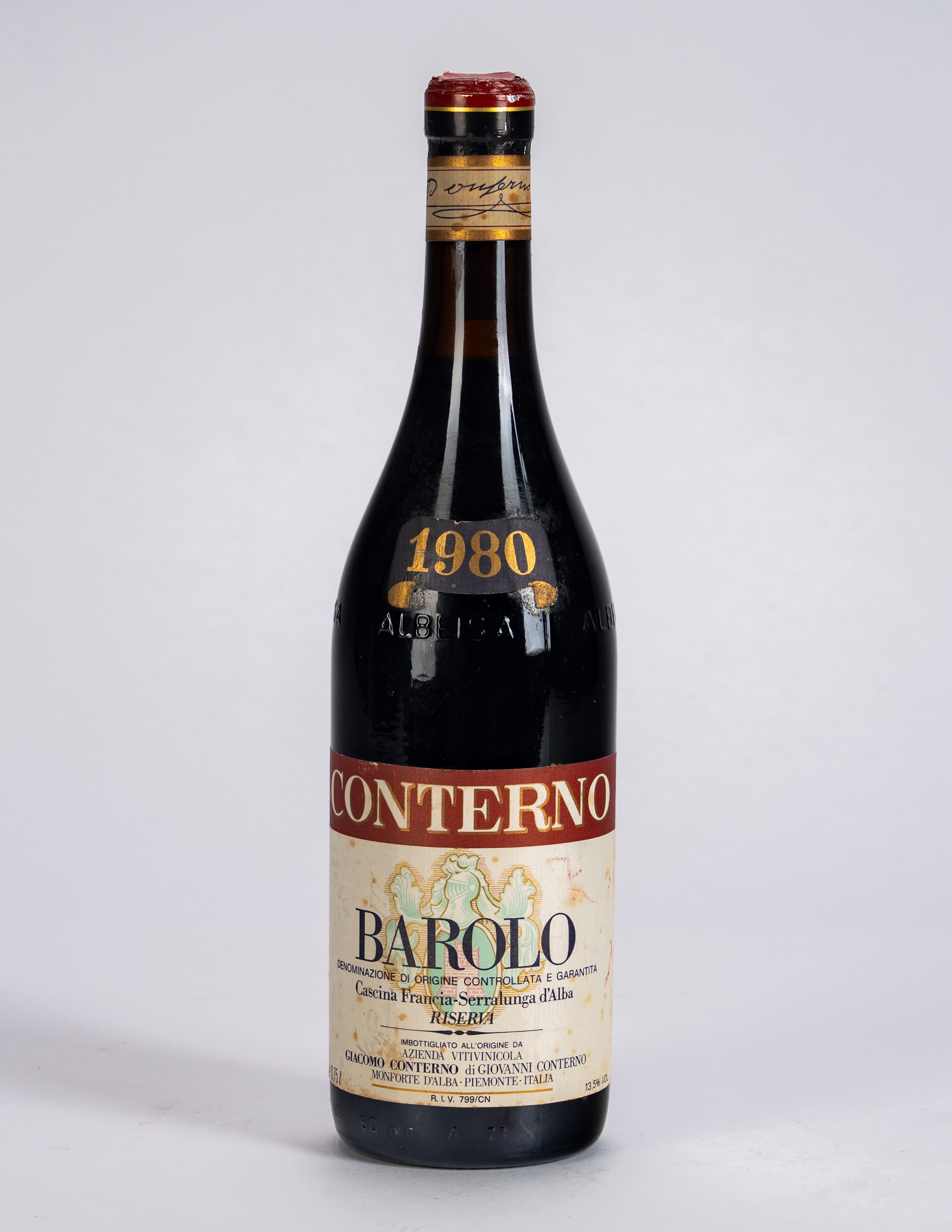 Italia - Giacomo Conterno, Francia Barolo Riserva 1980 | Vini da ...