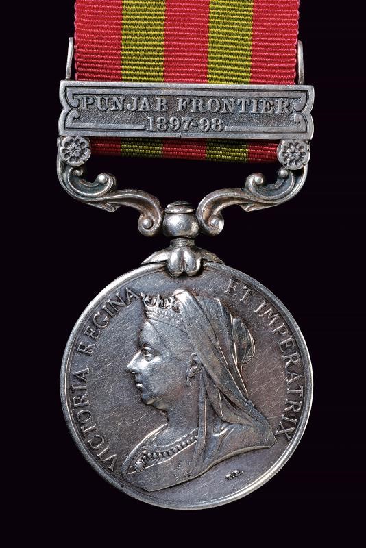 India General Service Medal / Punjab Frontier 1895 | Rare and Fine ...
