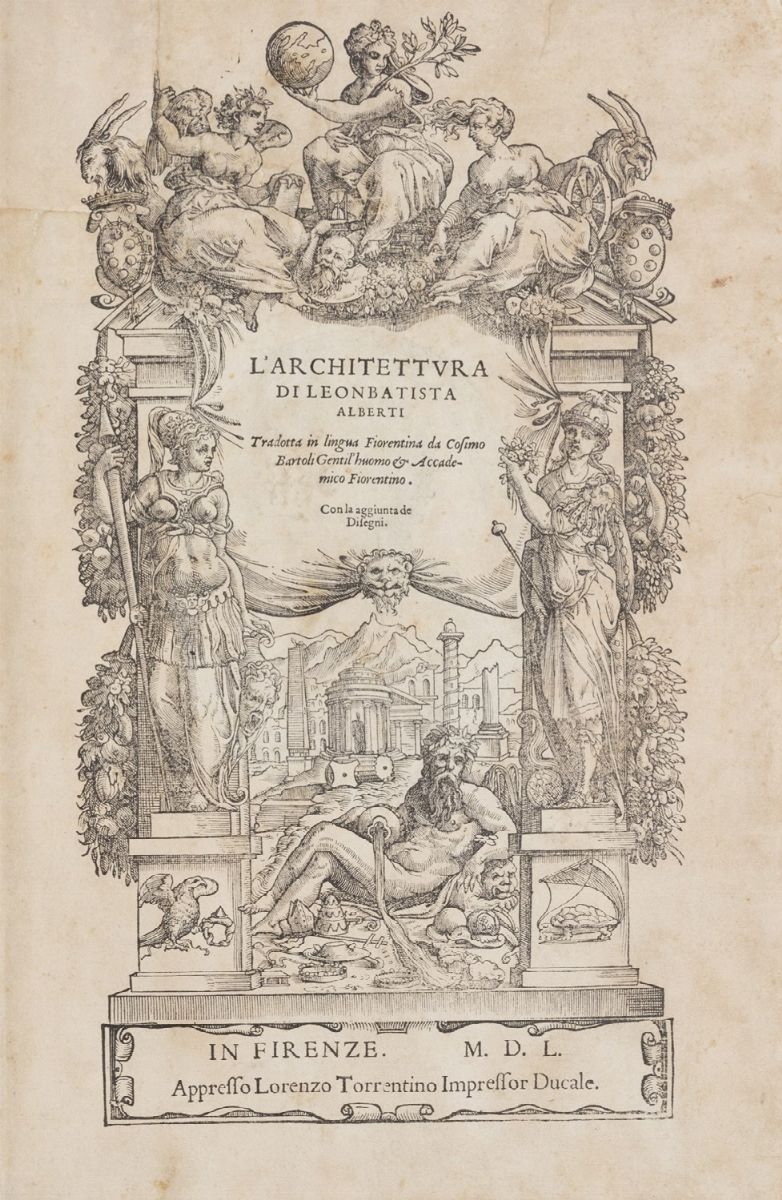 Architettura - Alberti, Leon Battista - Prima edizione illustrata del ...