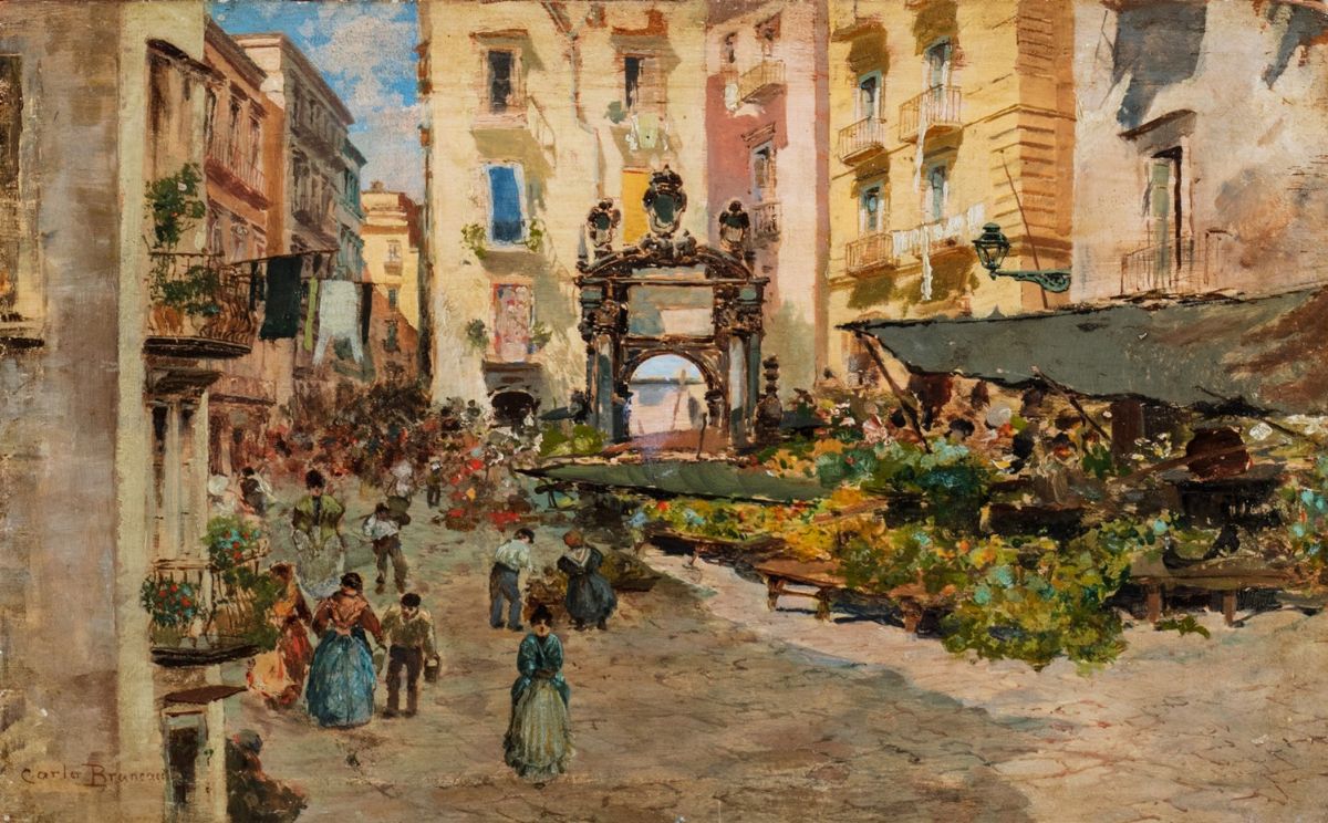Carlo Brancaccio - "Il Pendino" | Dipinti e Disegni Antichi e Arte del ...