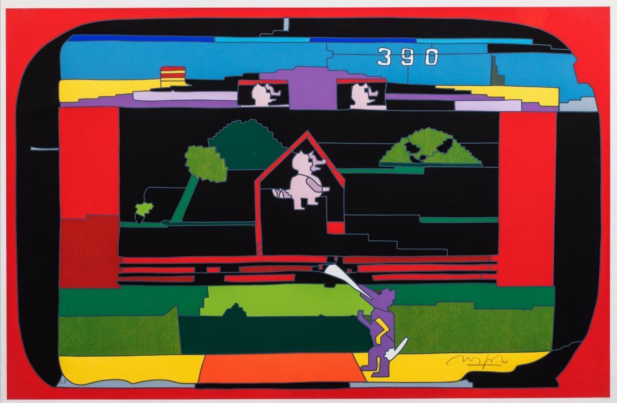 Ugo Nespolo - Wolves | Friday Auction / Time Auction | Finarte, casa d'aste