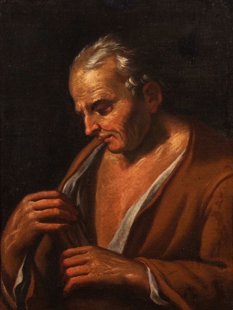 Scuola napoletana, seconda metà del secolo XVII - Filosofo stoico ...