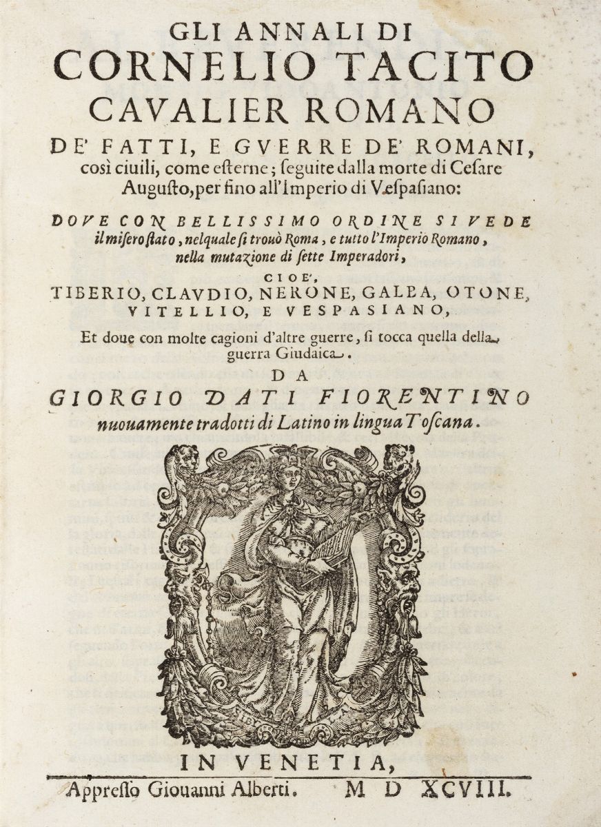 Tacito, Publio Cornelio - The Annals of Cornelius Tacitus Roman ...