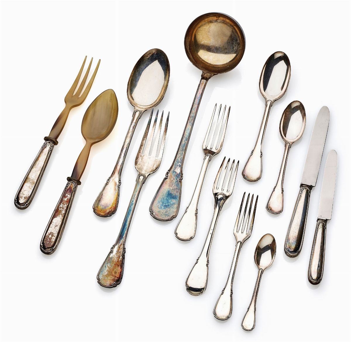 AN ITALIAN SILVER FLATWARE, CESA, ALESSANDRIA, ITALIA, 1930- 1944 ...