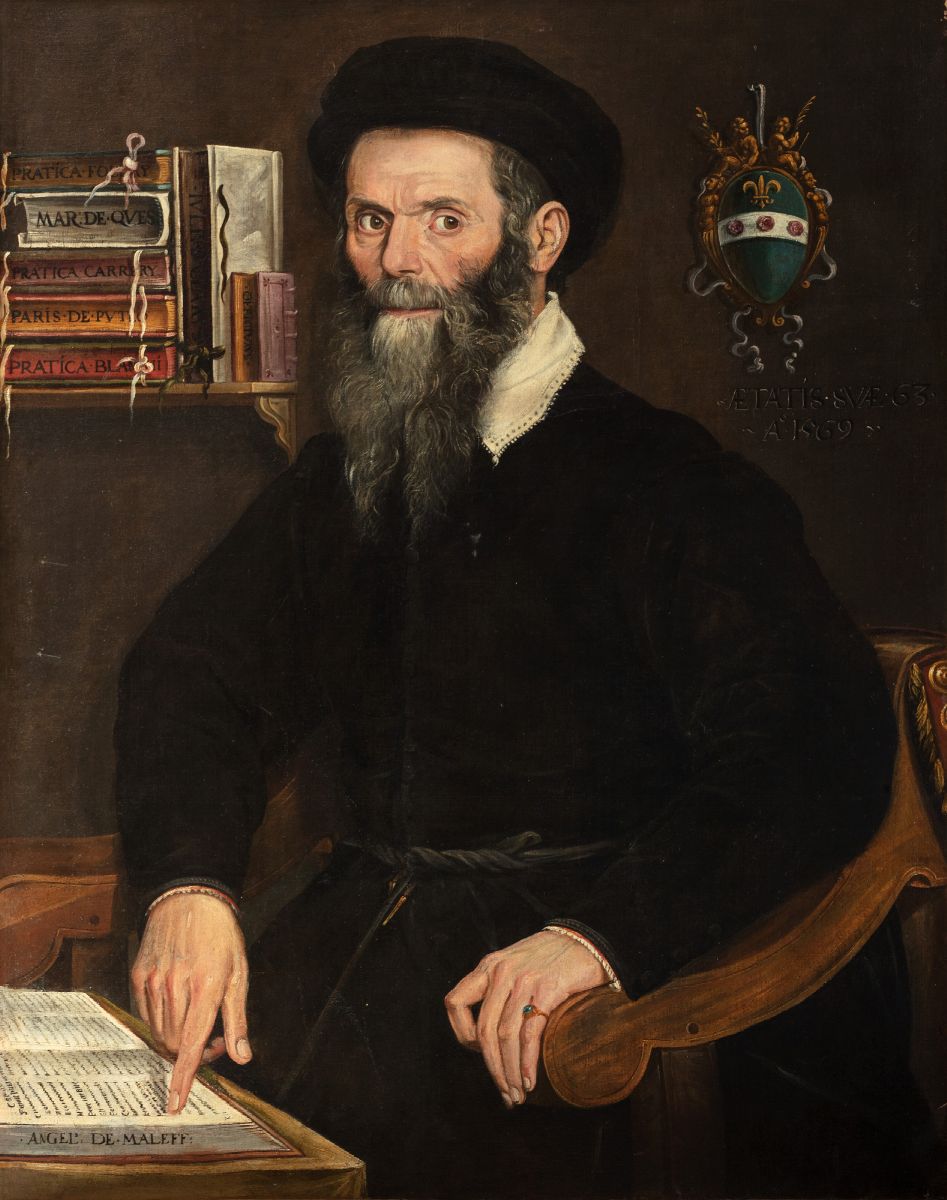 Giuseppe Belli - Portrait of Angelo de Maleffi | Old Master Paintings ...