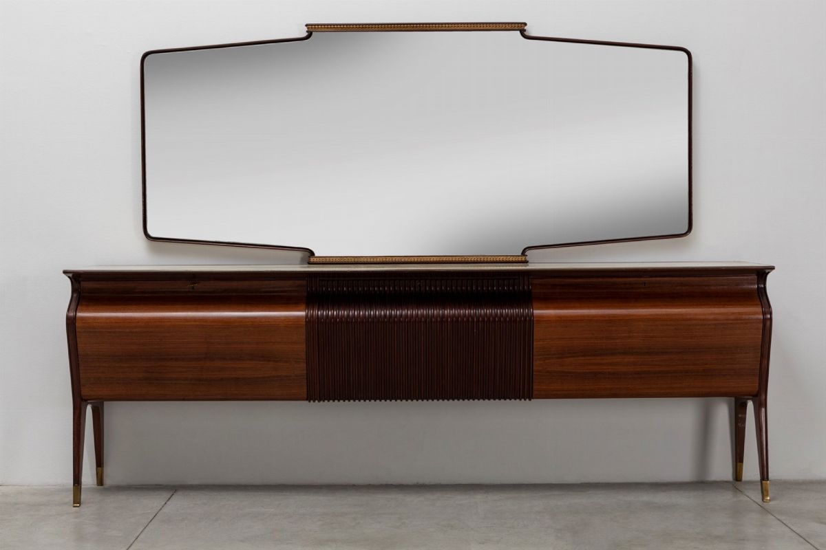 Osvaldo Borsani - Buffet with mirror 1950 ca. | Design & Decorative ...