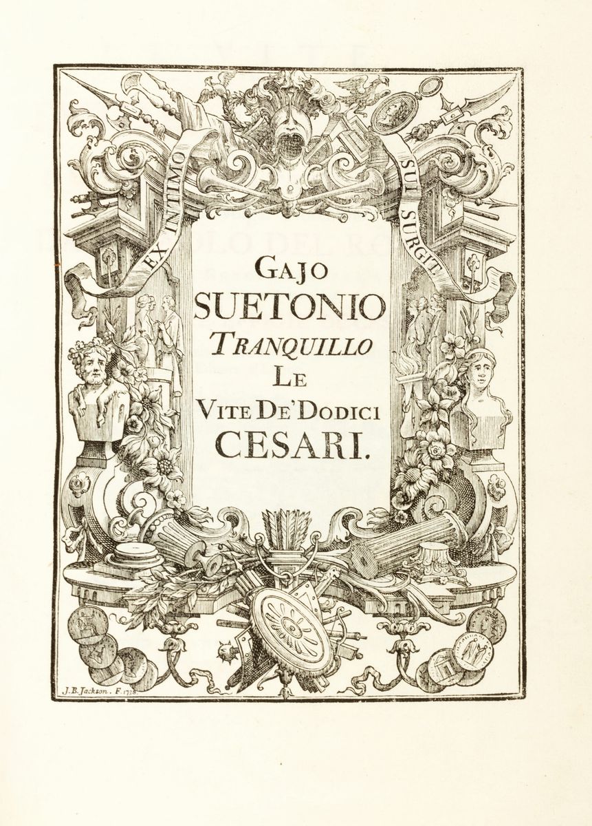 Svetonio - Le vite de' Dodici Cesari 1738 | Libri, Autografi e Stampe ...