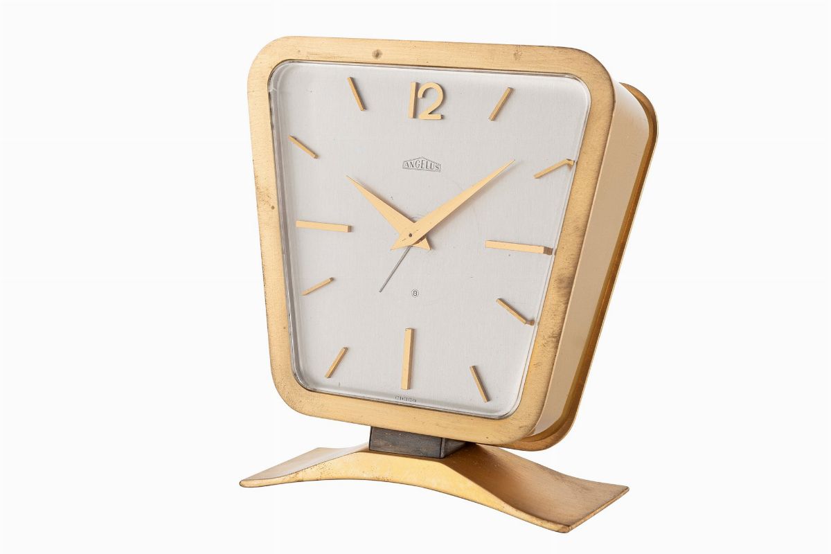 Angelus - Angelus desk clock with alarm, ‘60s | Desk Clocks (without ...