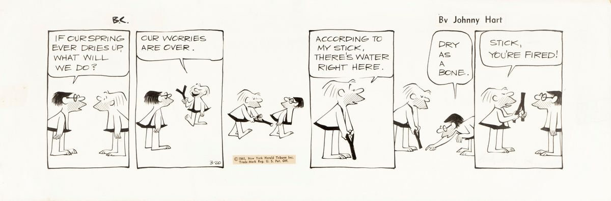 Johnny Hart - B.C. 1961 | Fumetti: Tavole e Illustrazioni Originali ...