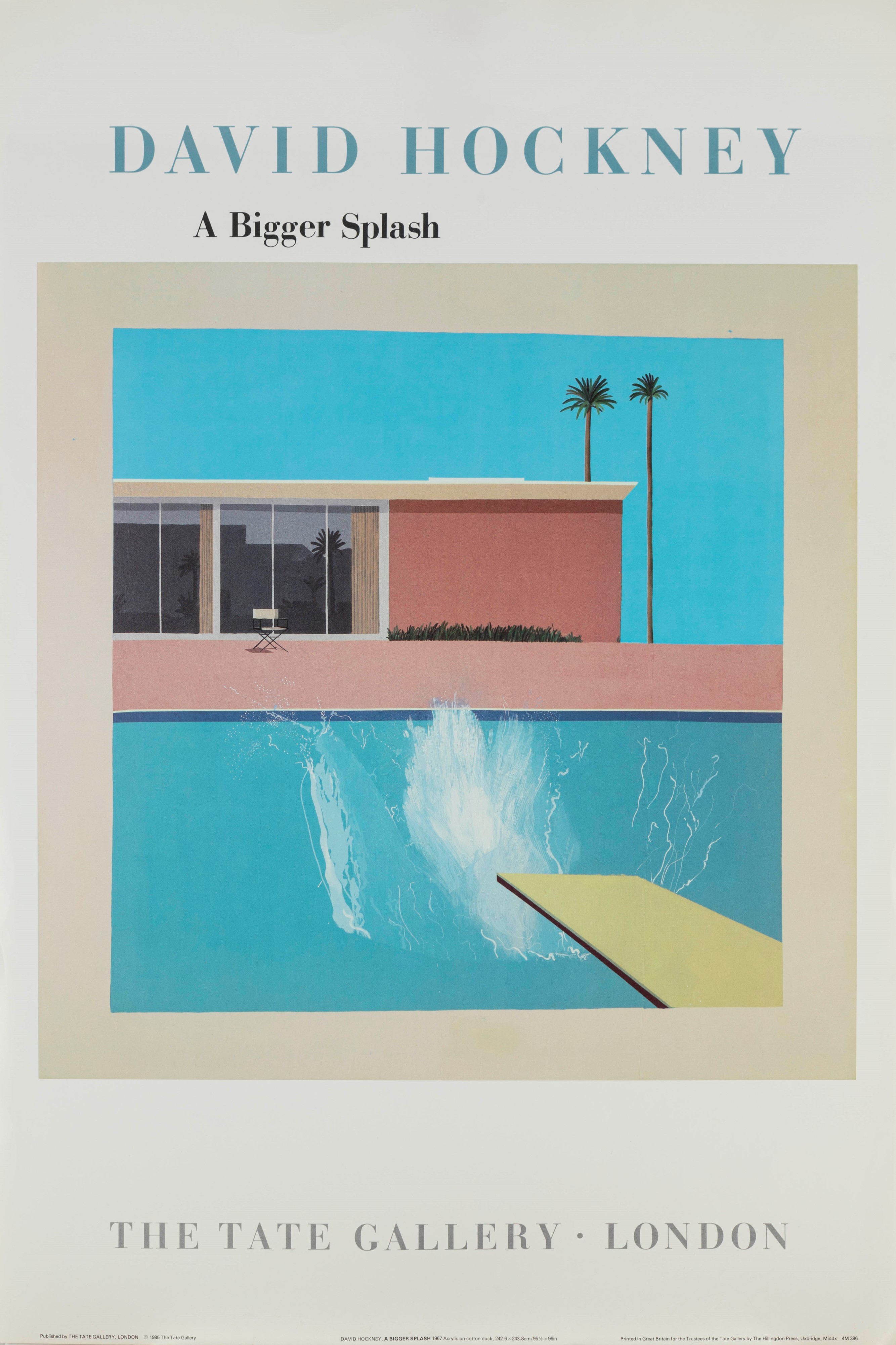 (rif.) (David Hockney) - A bigger splash 1985 | Testimonianze ...