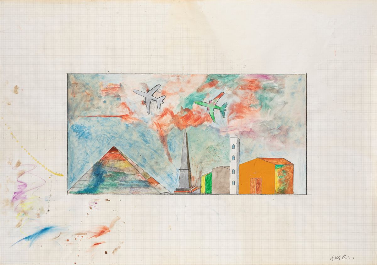 Franco Angeli - Senza titolo prima metà anni '80 | Arte Moderna e ...