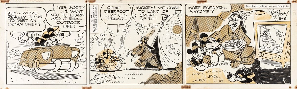 Floyd Gottfredson - Mickey Mouse 1958 | Fumetti: Tavole e Illustrazioni ...