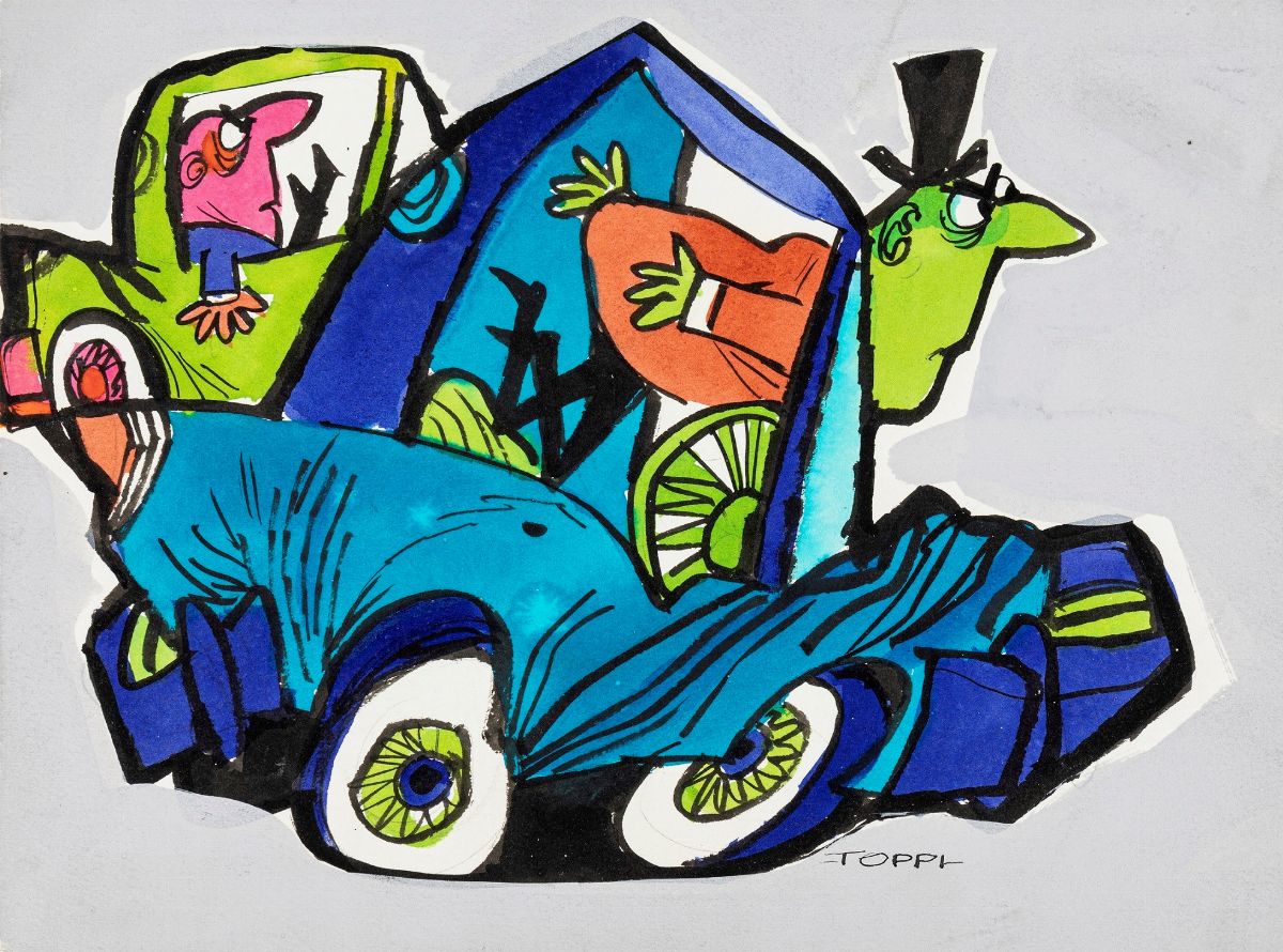 Sergio Toppi - Carosello - Terital Rhodiatoce 1965 | Original Comic ...