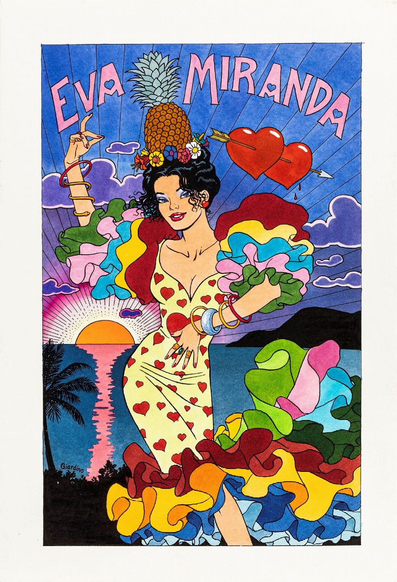 Vittorio Giardino - Eva Miranda 2005 | Original Comic Arts & Illustrations | Finarte, casa d'aste