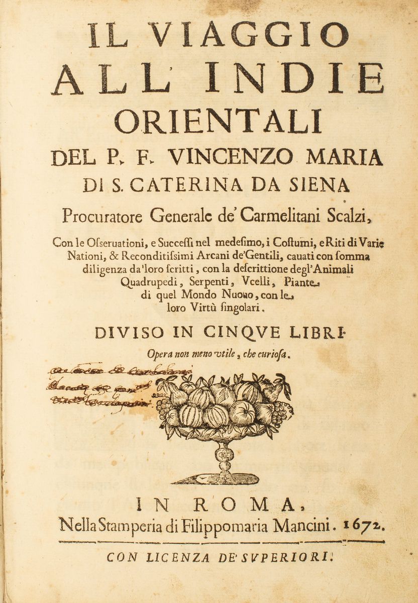 India - Murchio, Vincenzo Maria - The Journey to the East Indies ...