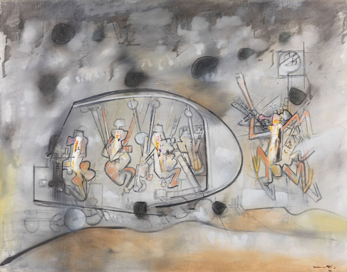 Roberto Sebastian Matta - Senza titolo 1957-60 | Arte Moderna e ...