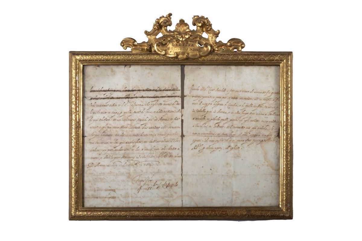 Borromeo, Carlo - Letter 1584 | Books and Manuscripts | Finarte, casa d ...