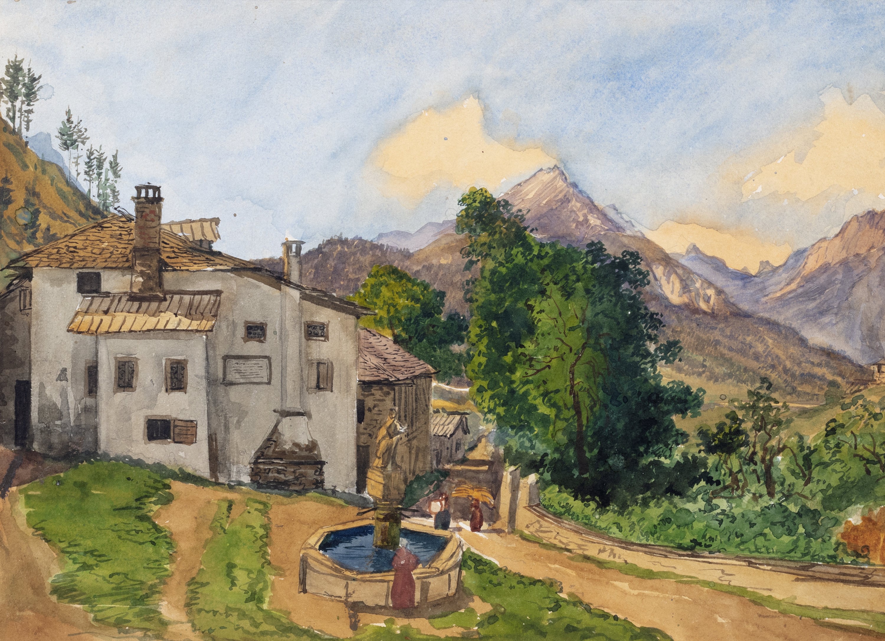 Giuseppe Haimann - Pieve di Cadore | Arte Figurativa tra XIX e XX ...