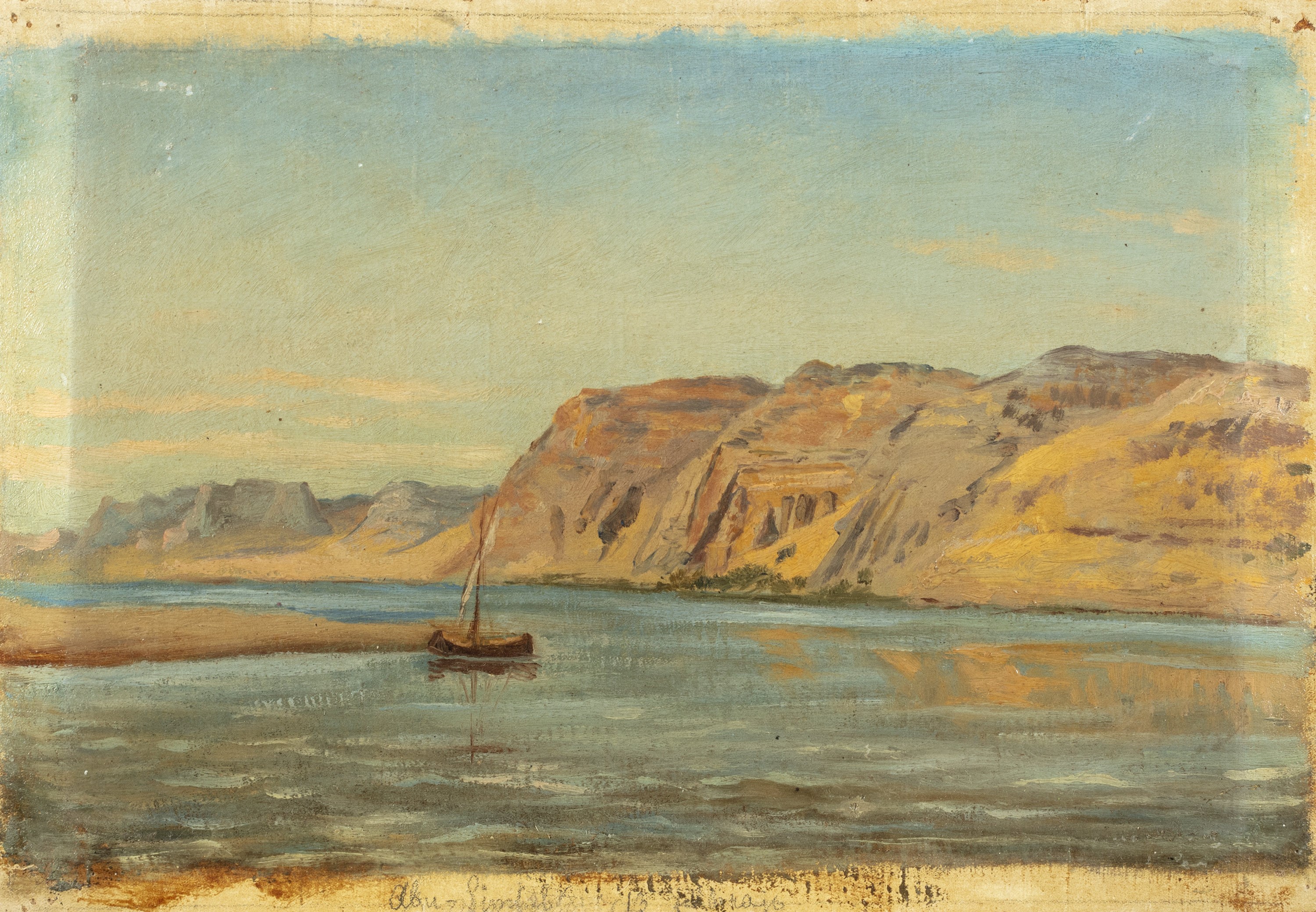 Giuseppe Haimann - Abu Simbel, sulla riva del Nilo | Arte Figurativa ...