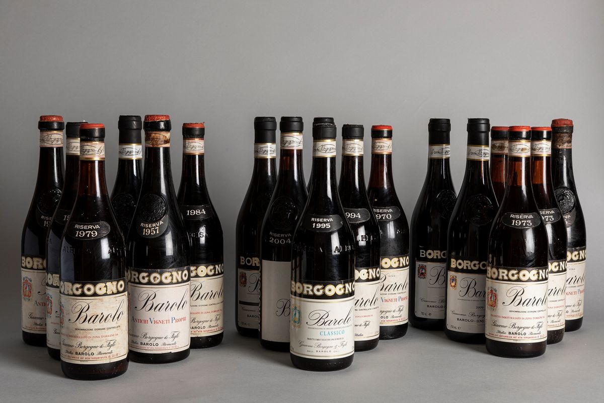 Piemonte - Vertical of Barolo Borgogno (18 BT, ranging from 1947 to ...