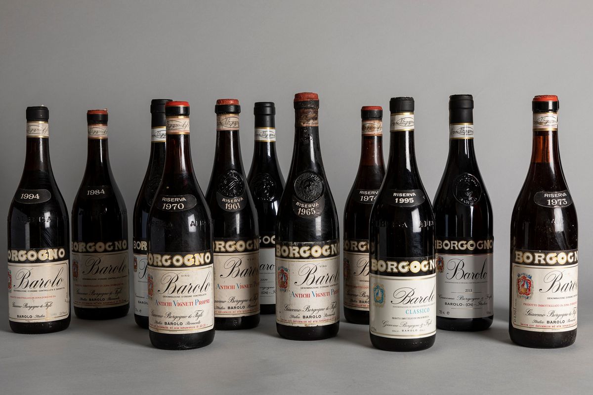 Piemonte - Barolo Borgogno Riserva 1971 and 1982 (12 BT) | Monographic ...