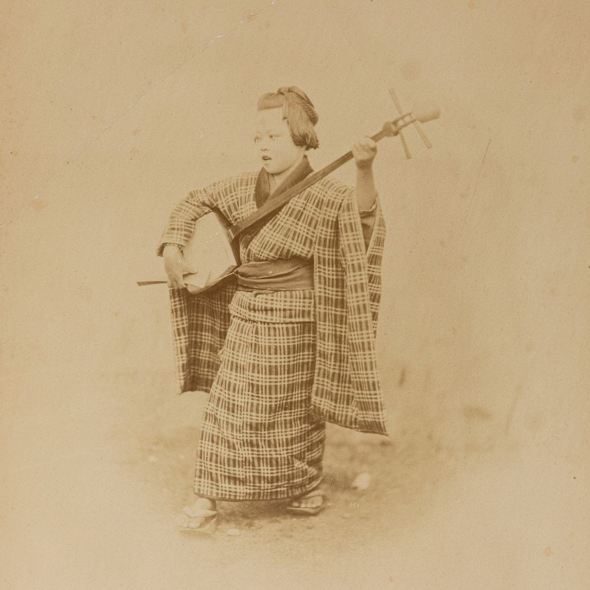 Felice Beato (attr.) - Senza titolo (Suonatrice di strada) anni 1860 ...