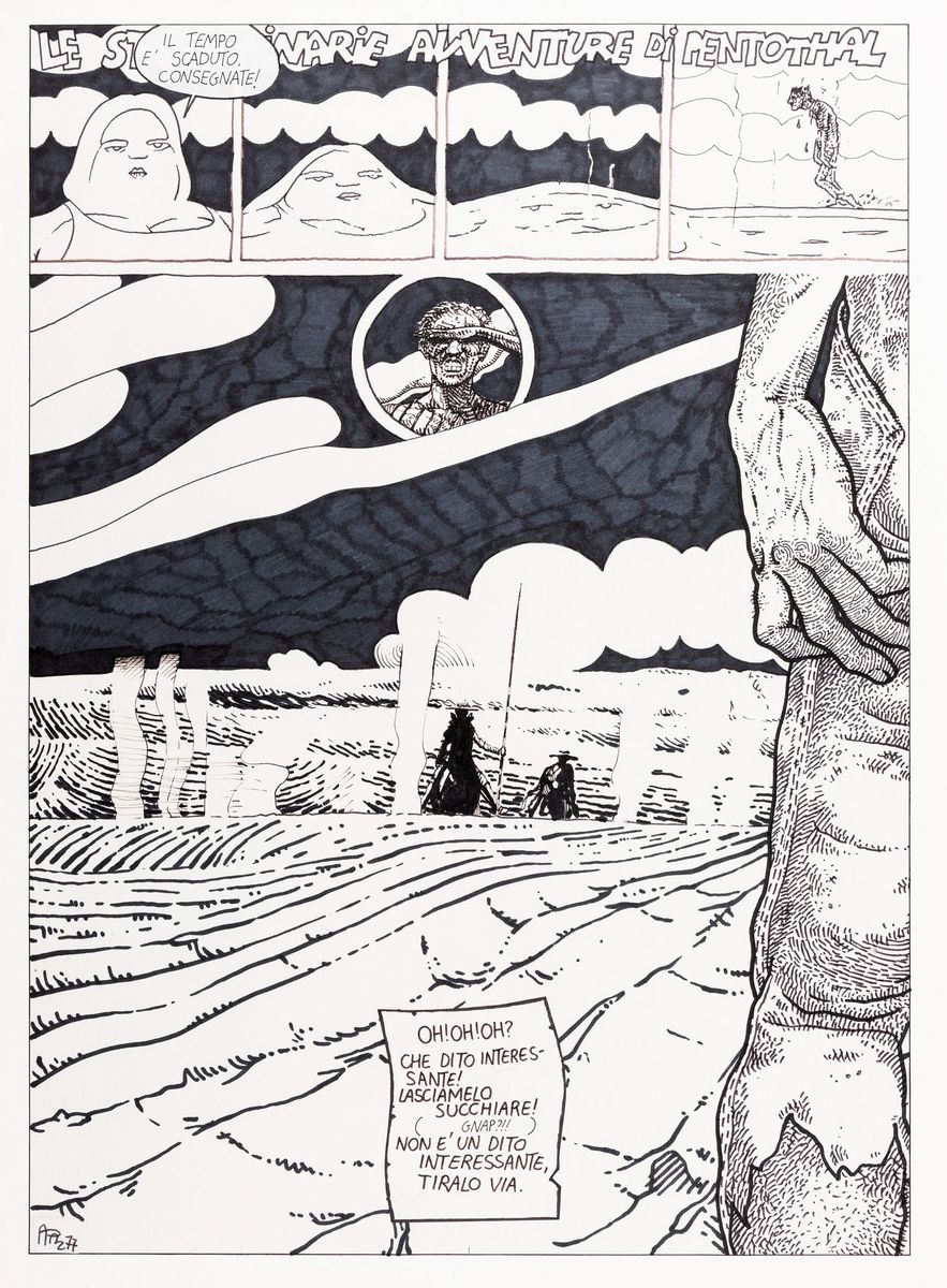 Andrea Pazienza - Le straordinarie avventure di Pentothal 1977 ...